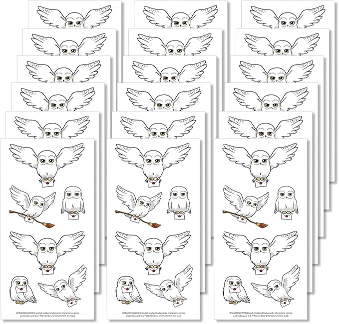Amazon.com: Paper House Productions Harry Potter Hedwig Sticker Sheets ...