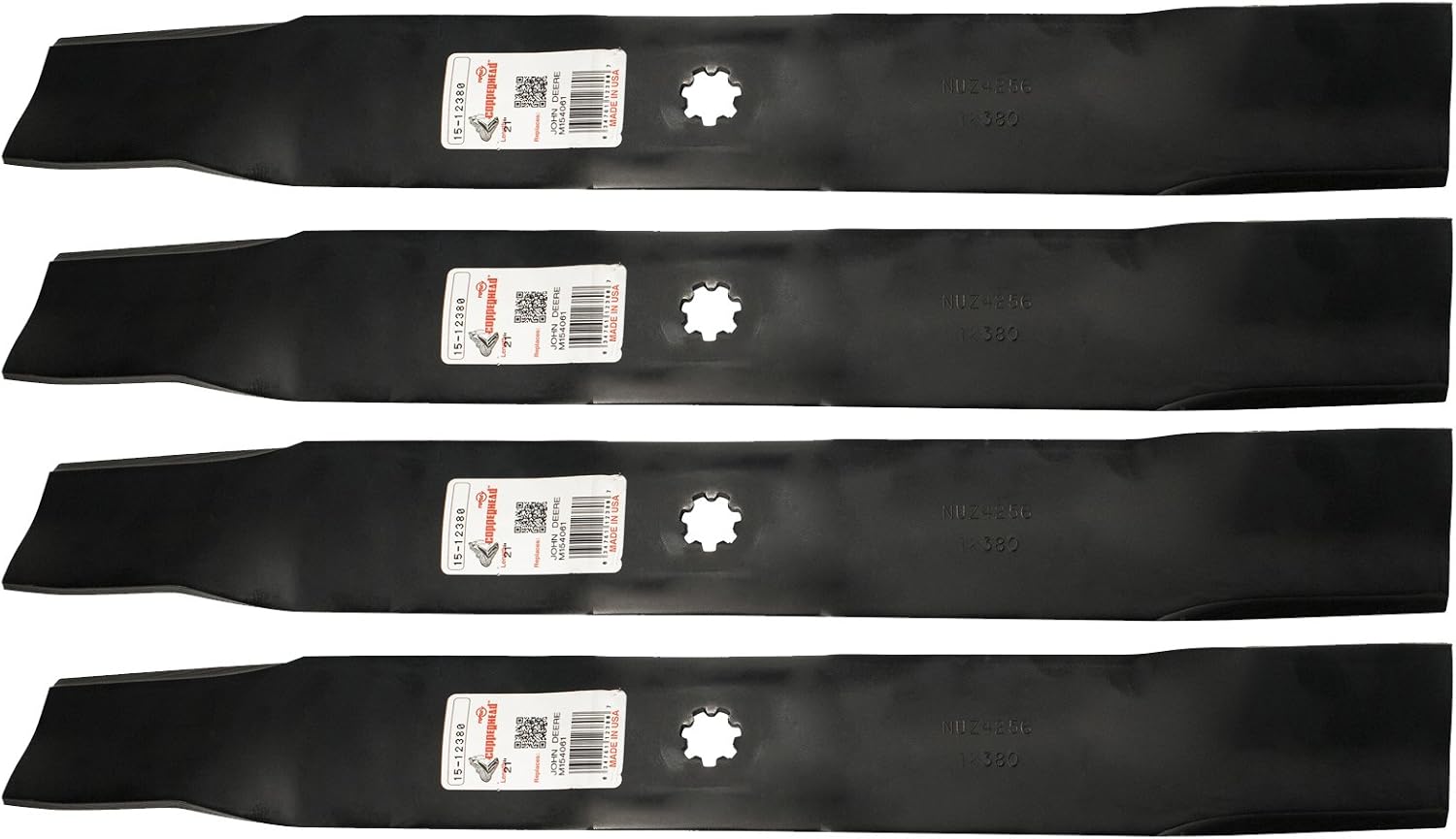 Amazon.com : Rotary 12380 Mower Blades for John Deere AM137327 AM141032 ...