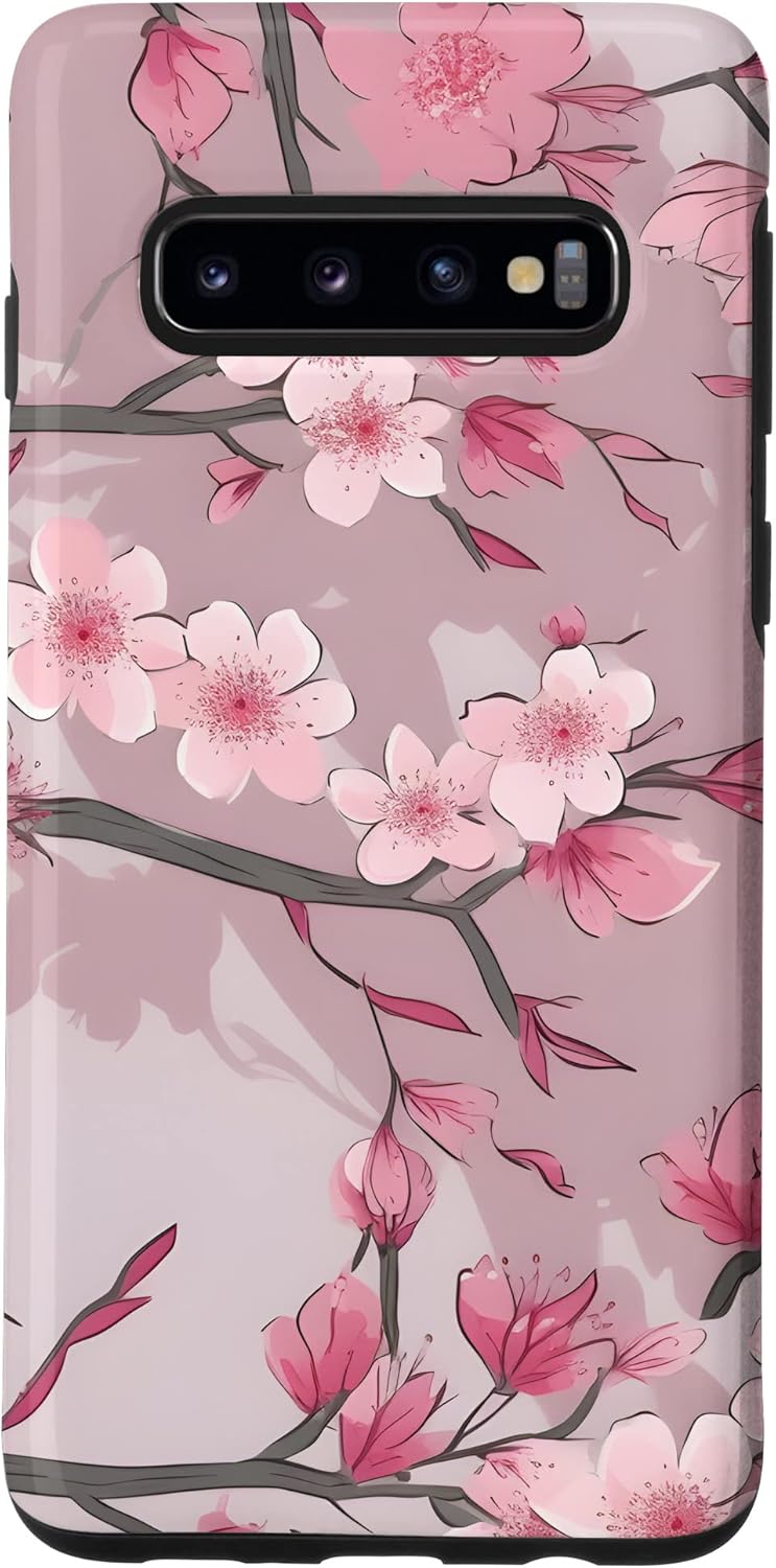 Amazon.com: Galaxy S10 Sakura Cherry Blossom Spring Japan Hanami ...