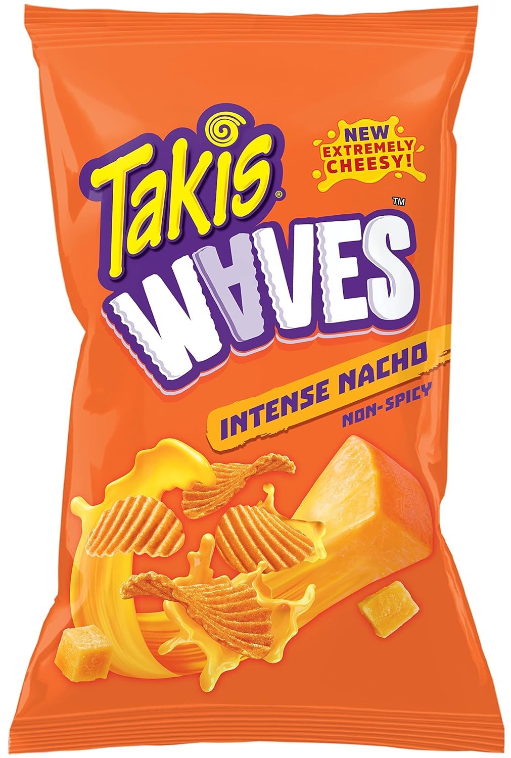 Amazon.com: Takis Waves Intense Nacho 8 oz (Pack of 6)