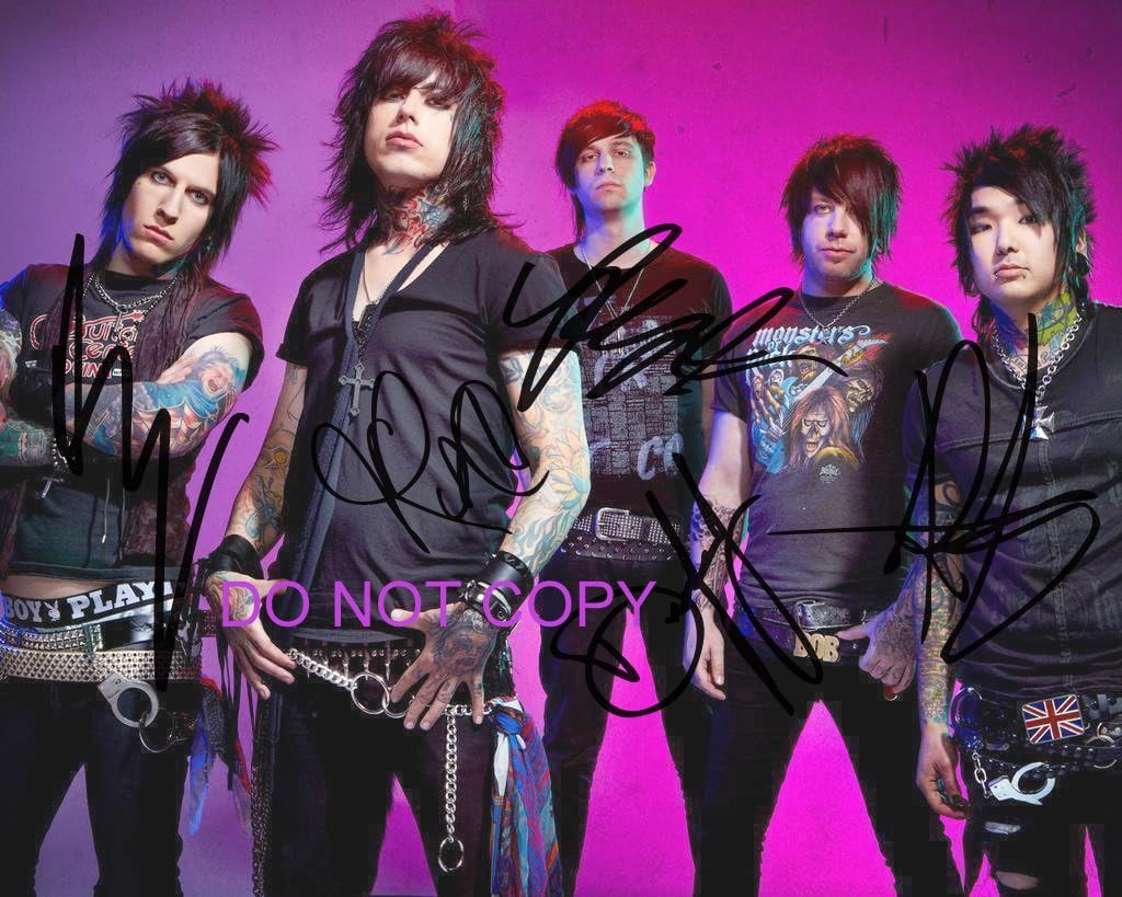 Amazon.com: Falling in Reverse band REPRINT signed 11x14 poster/photo ...