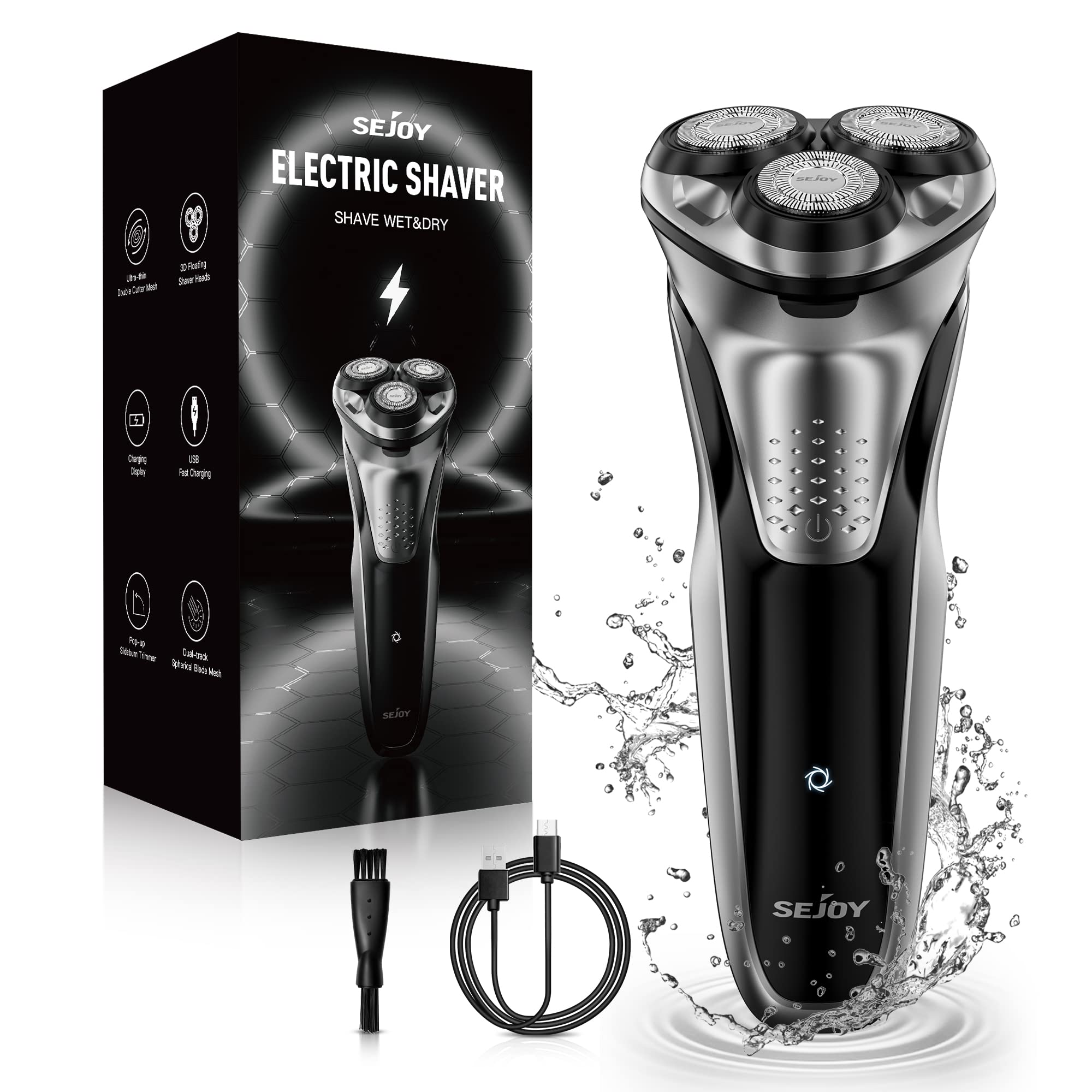Amazon.com: Sejoy Electric Shavers for Men, Mens Electric Razors ...