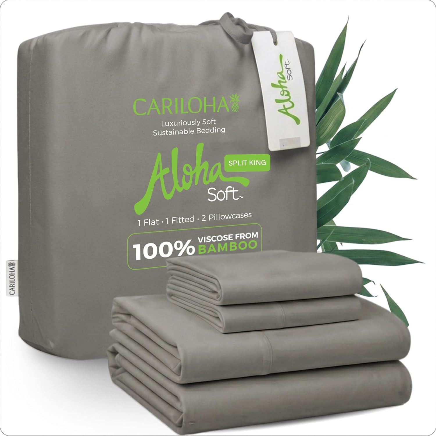 Amazon.com: Cariloha Aloha Soft 100% Organic Bamboo Viscose Sheets – 5 ...