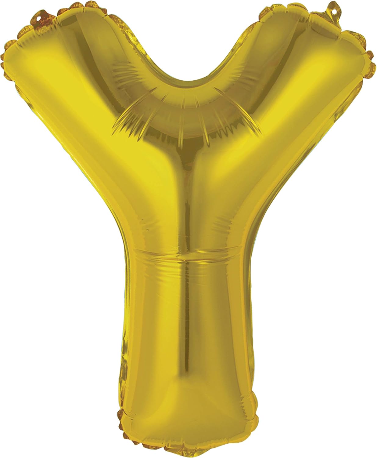 Amazon.com: Unique Gold Letter "Y" Shaped Foil Balloon - 14" (1 Pc ...