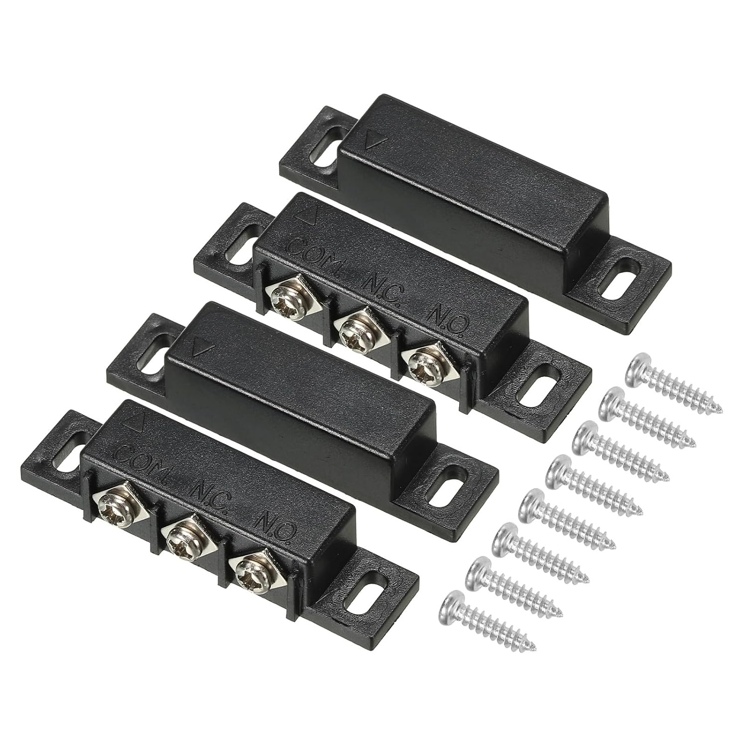 Amazon.com: PATIKIL Magnetic Reed Switch, 2 Sets Normally Open Closed ...