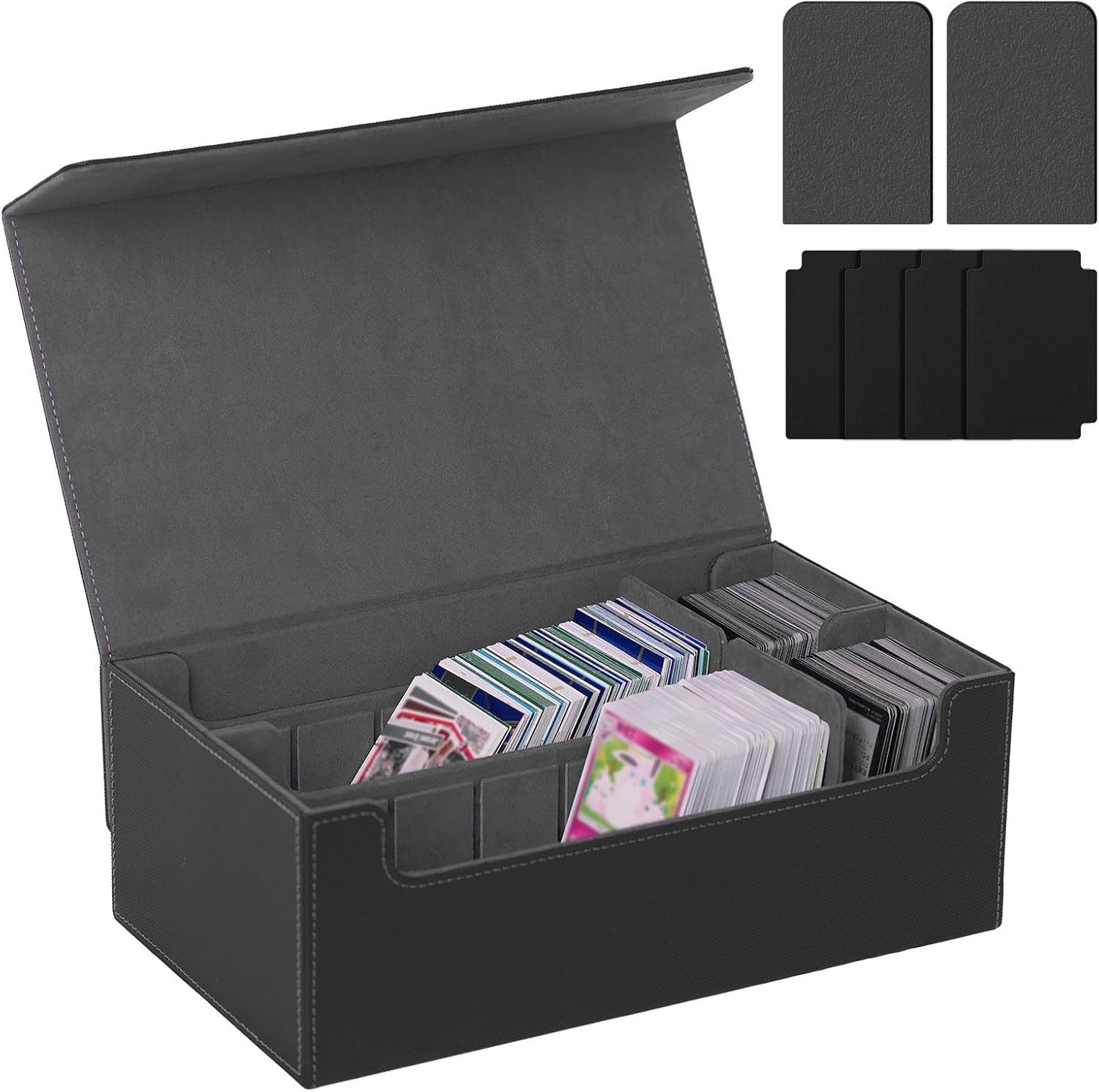Amazon.com: NUMINA MTG Deck Box – Magnetic Trading Card Storage for ...