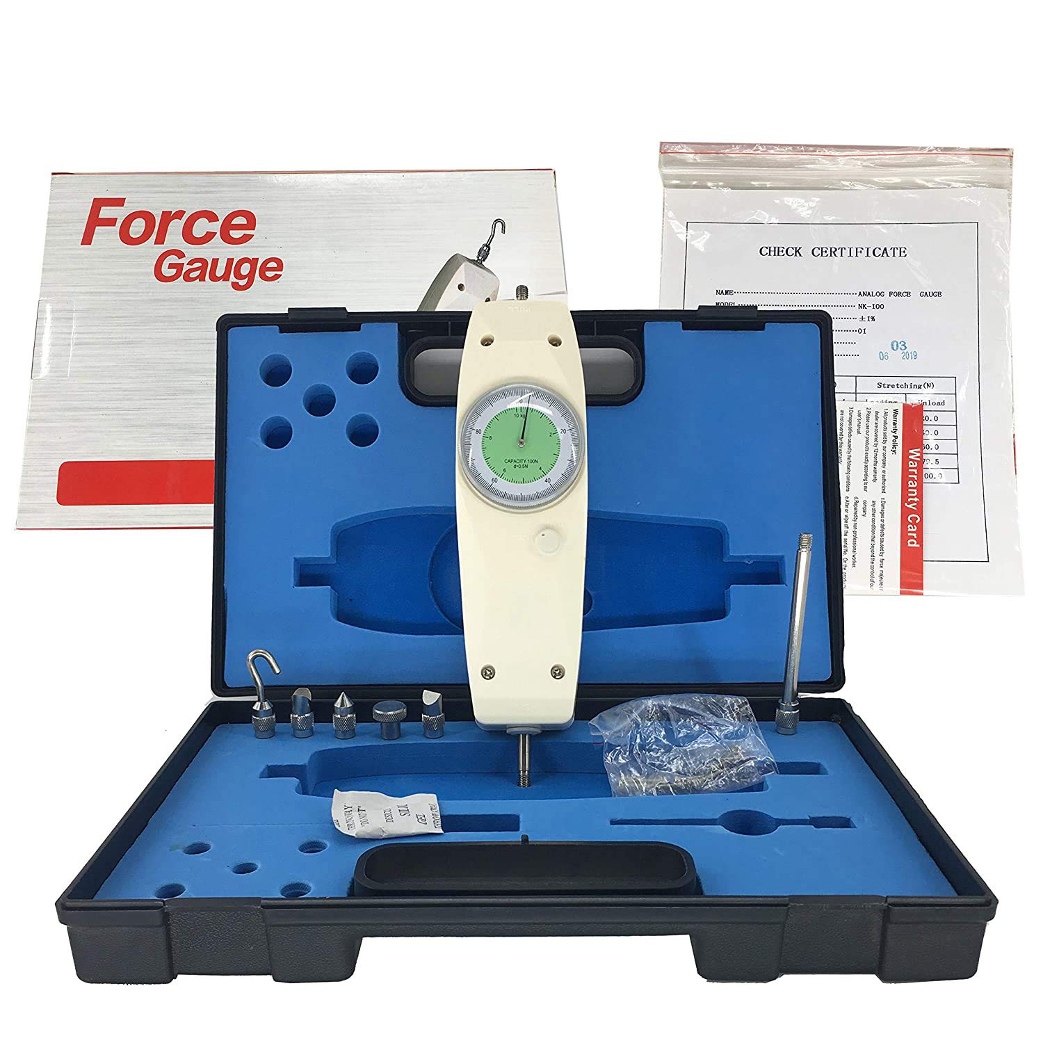 Motion, Speed & Force TIN-YAEN Digital Force Meter Analog Dynamometer ...