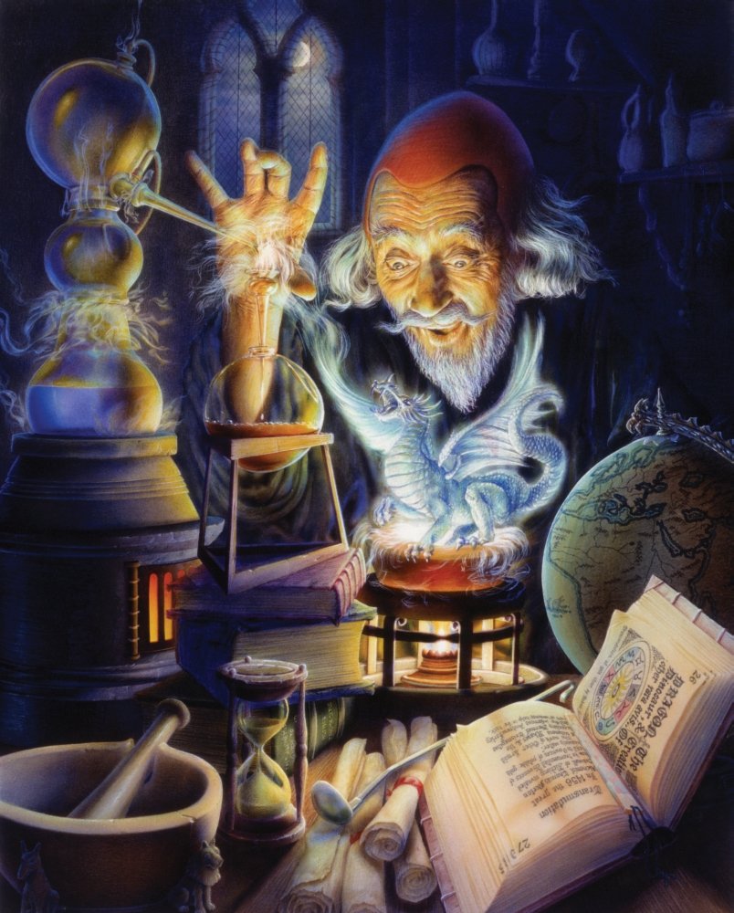 Amazon.com: Posterazzi The alchemist Poster Print by Andrew Farley, (16 ...