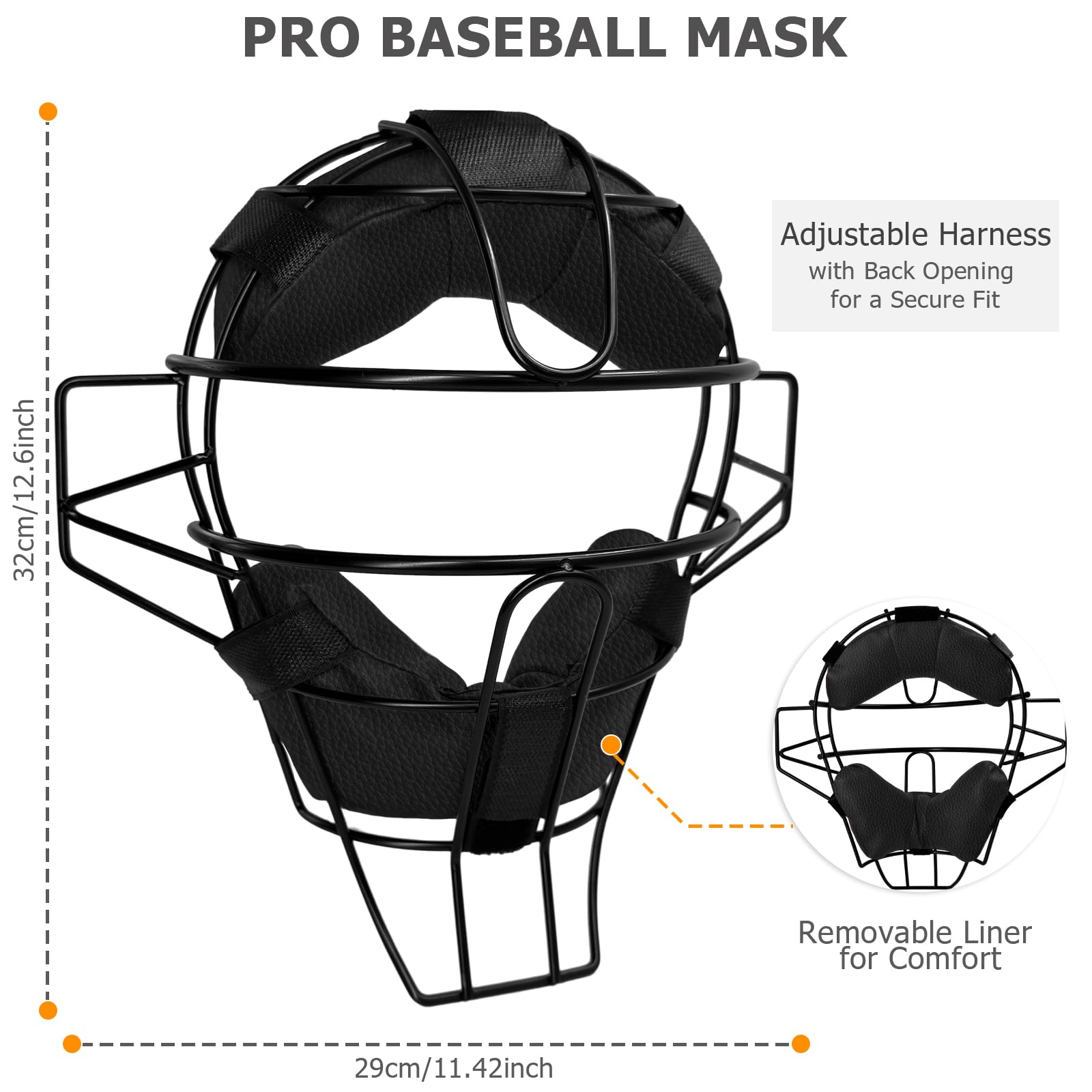 Snapklik.com : HolyElks Baseball Catchers Mask, Umpire Mask, Full-Face ...