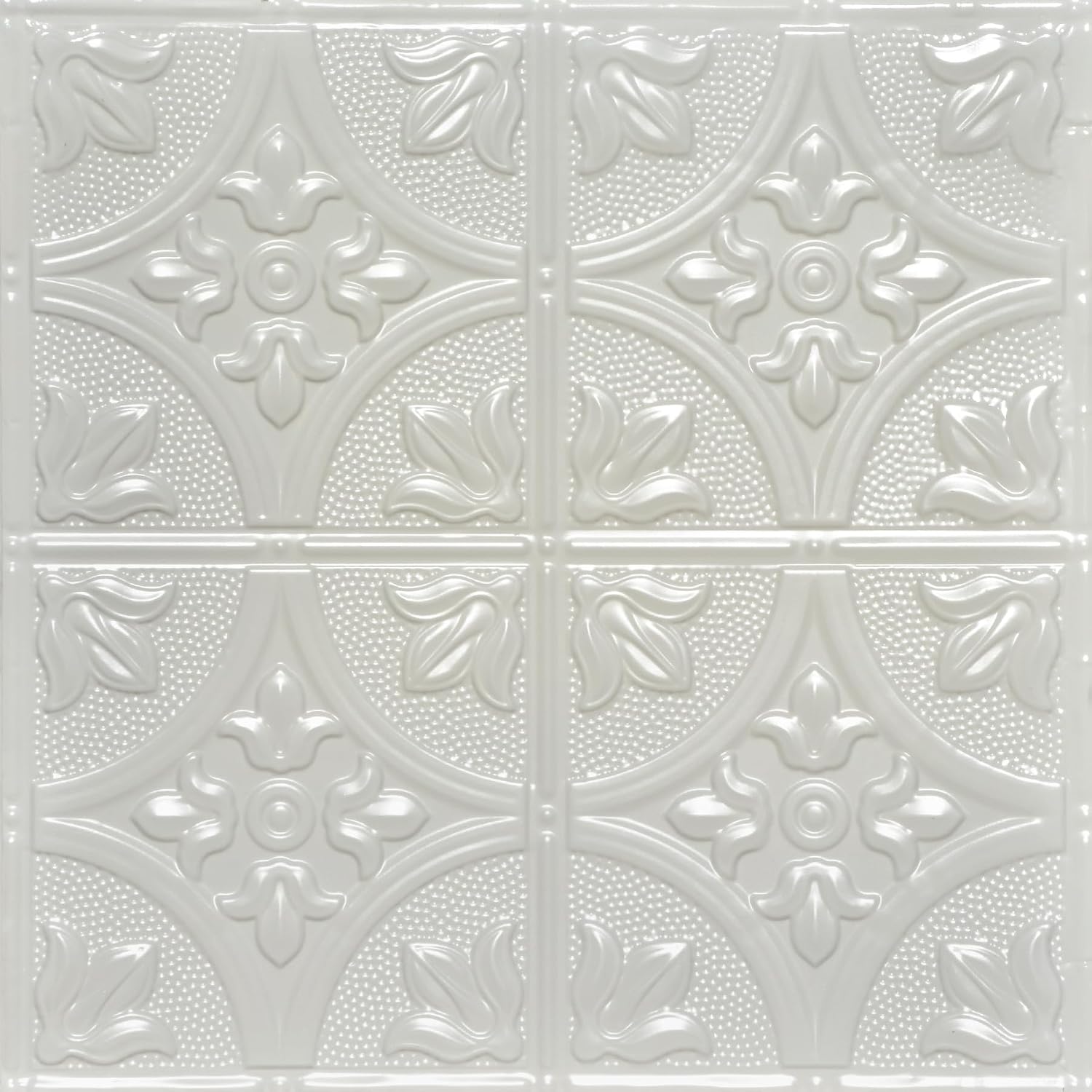Shanko SKPC309 Tiptoe Stamped Metal Nail-up Tin Ceiling Tile (Covers ...