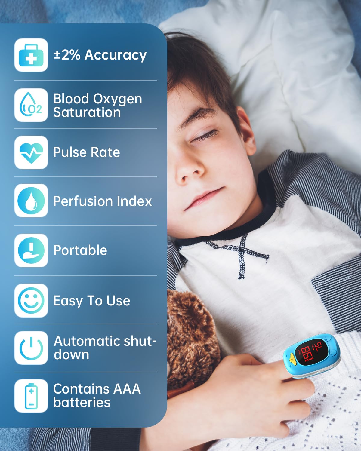 Snapklik.com : Pulse Oximeter For Kids Oxygen Monitor Children Pulse ...
