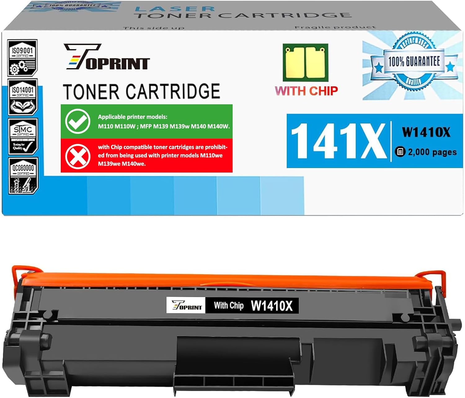 [ with CHIP ] 141X W1410X ( W1410A 141A ) Compatible Toner Cartridge ...
