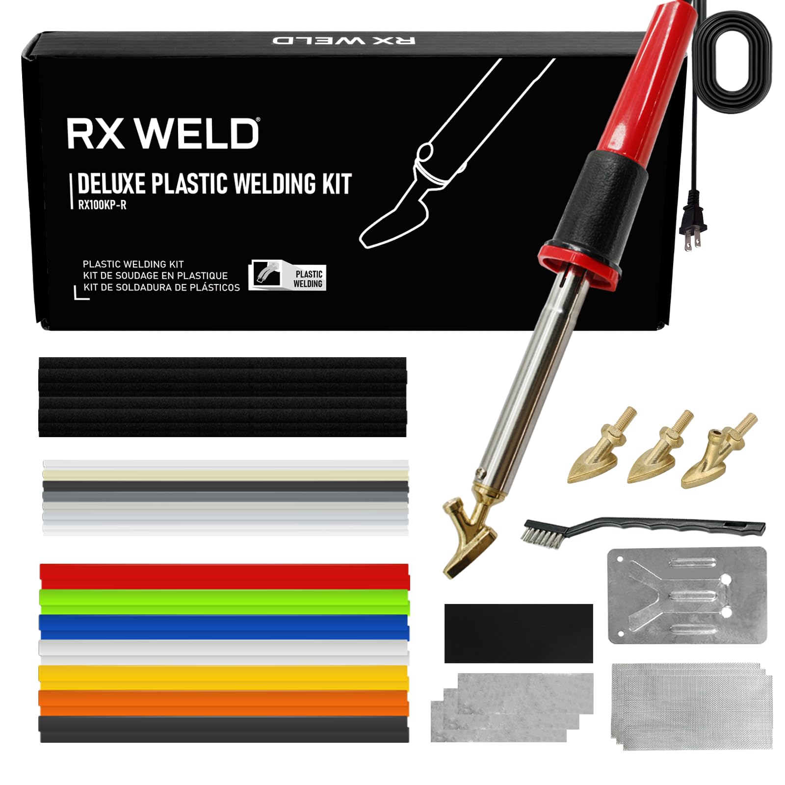 Snapklik.com : RX WELD Deluxe Plastic Welding Kit