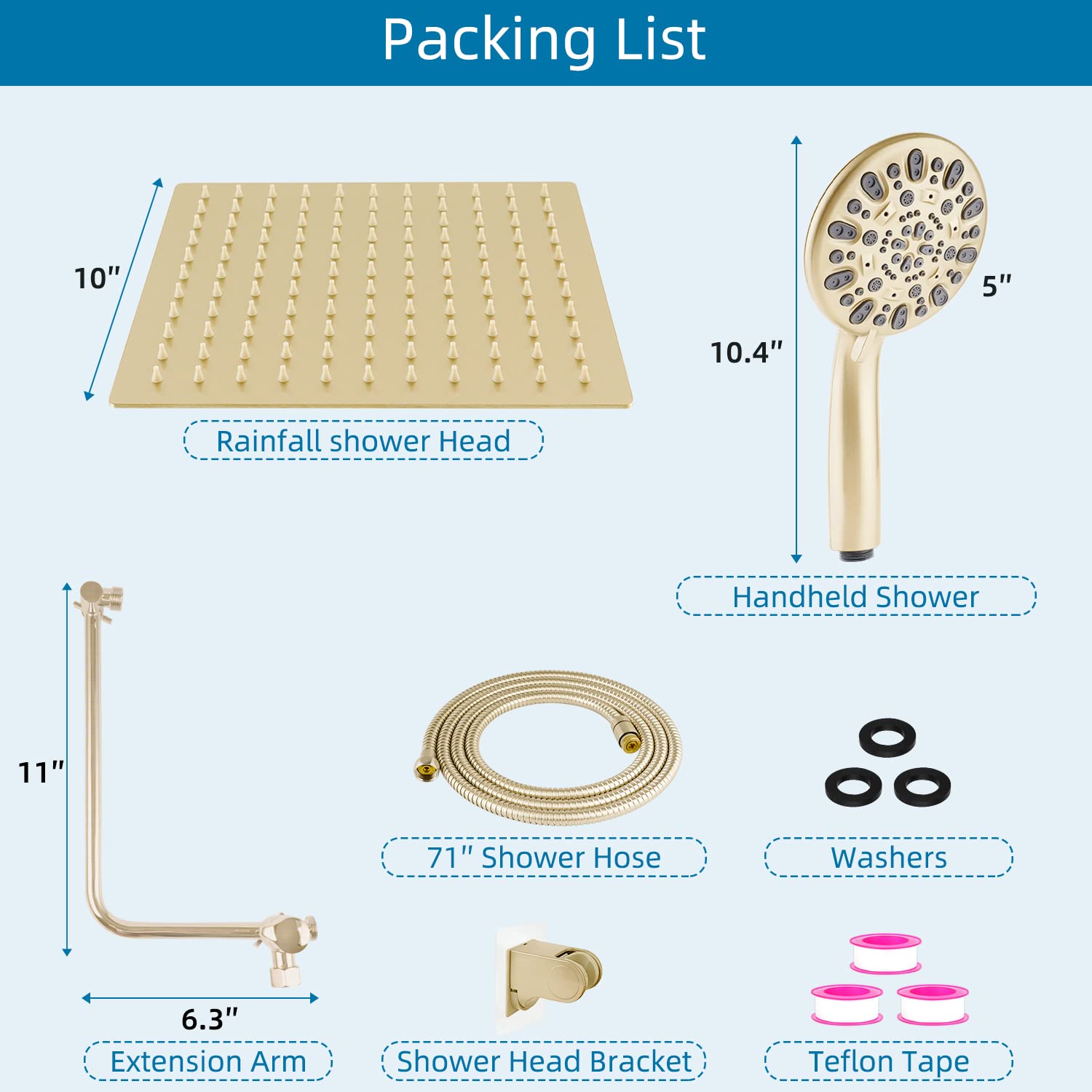 Snapklik.com : Hygie Rinse Rain Shower Head