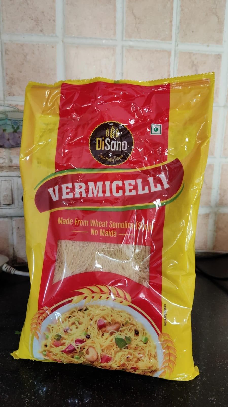 DISANO Wheat Vermicelli, No Maida, 850 Gram - Cholesterol Free : Amazon ...