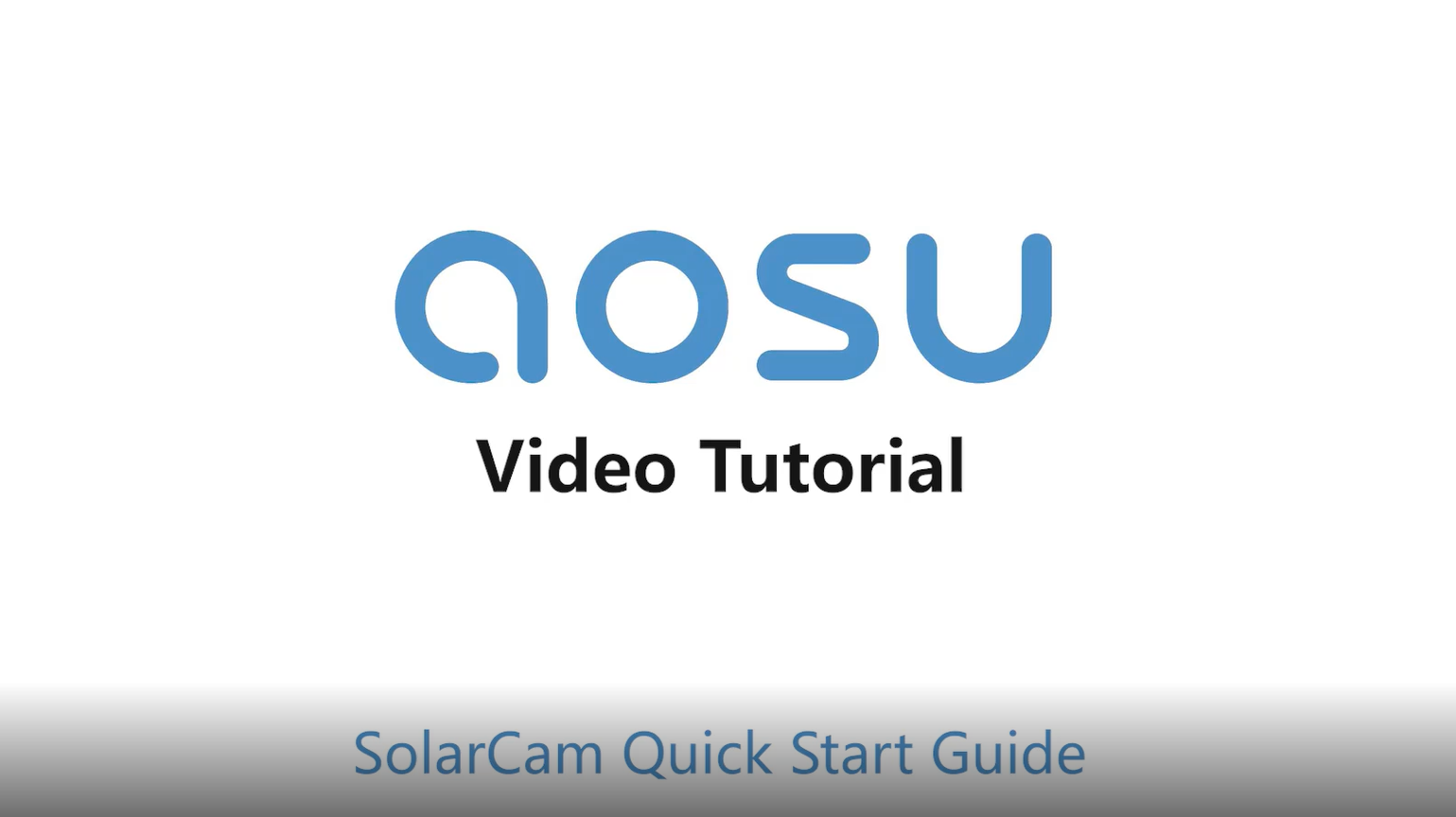 Watch How to Set up and Install aosu SolarCam D1 Lite on Amazon Live