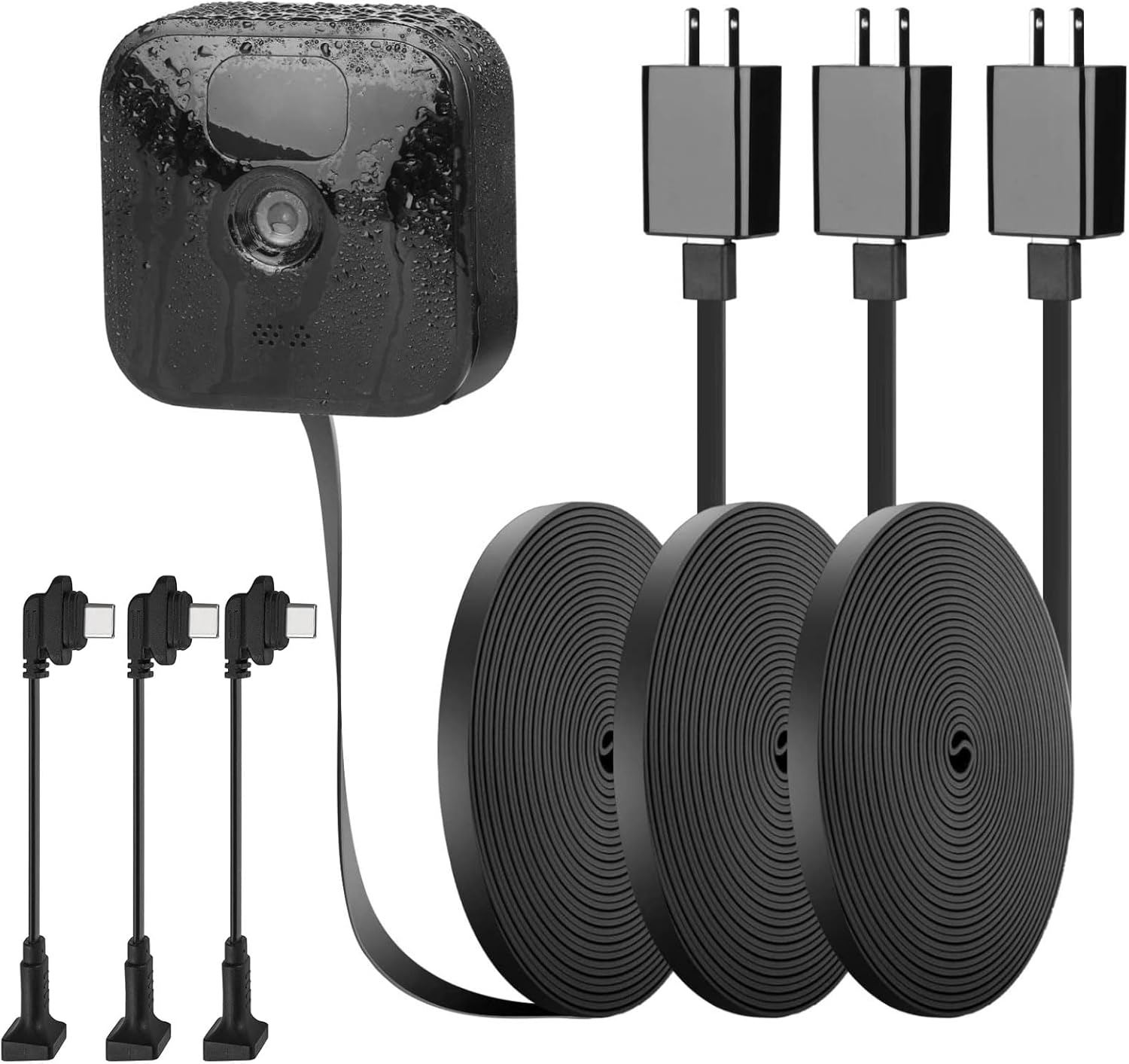 Amazon.com: iTODOS 3 Pack 25ft/7.5m Outdoor Power Cord for Blink ...