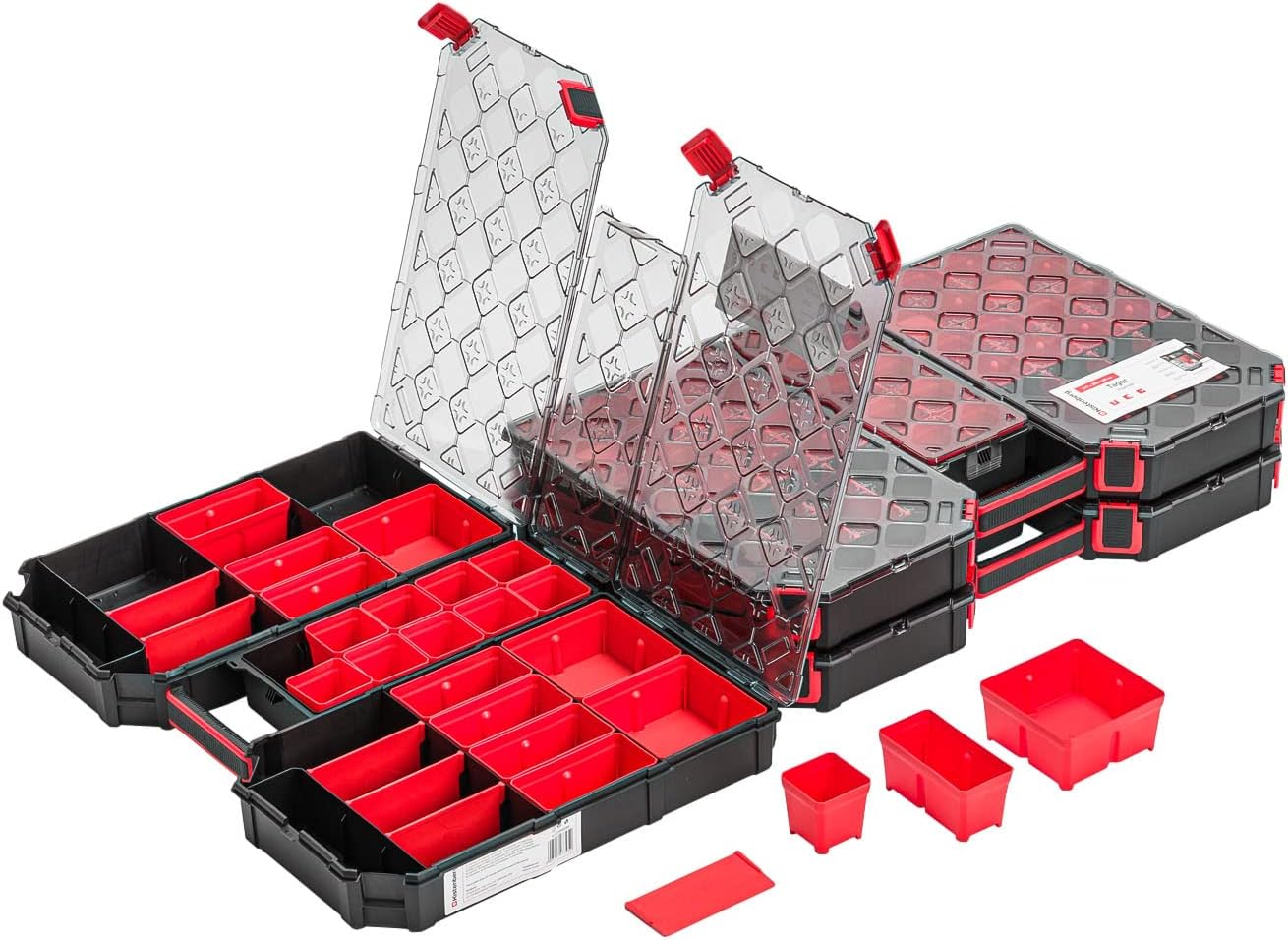 3x Modulierter Sortimentskasten XXL – 390 x 577 x 60 mm ...