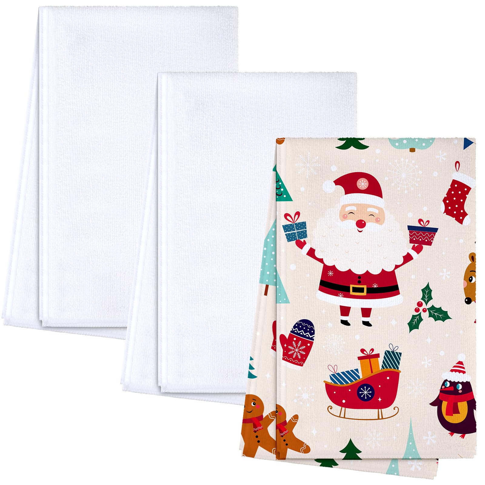 Amazon.com: Sublimation Blank Towels, DIY Microfiber Kitchen Towels ...