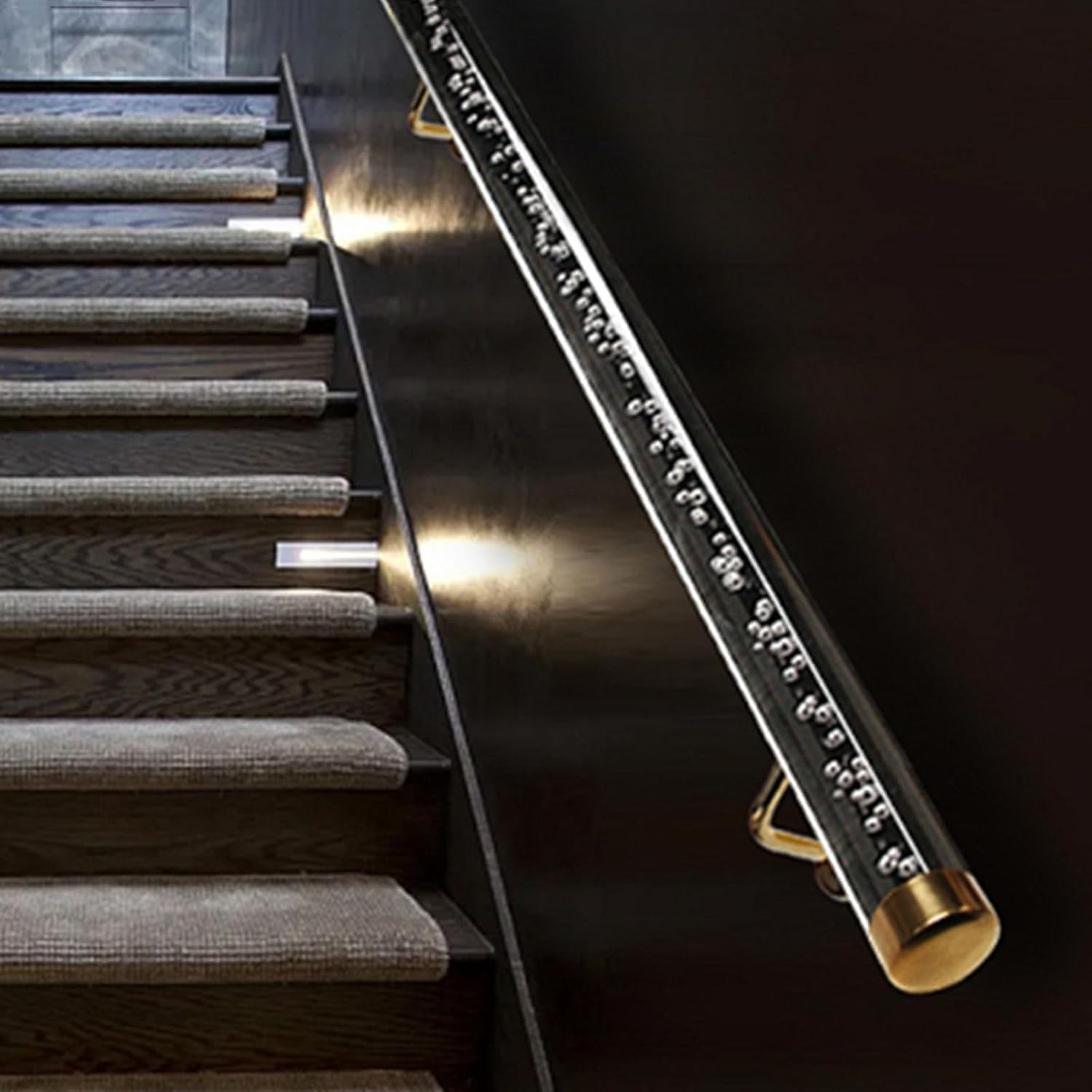 Amazon.com: Clear Acrylic Handrails for Indoor Stairs - 3ft/4ft/5ft/6ft ...