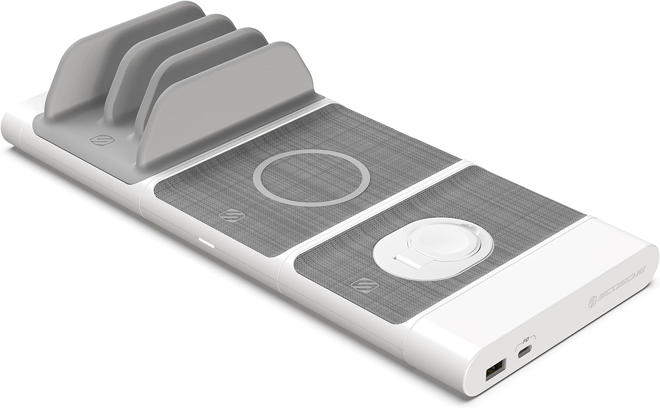 Amazon.com: Scosche BLKIT2WT BaseLynx Modular Charging System with a Qi ...