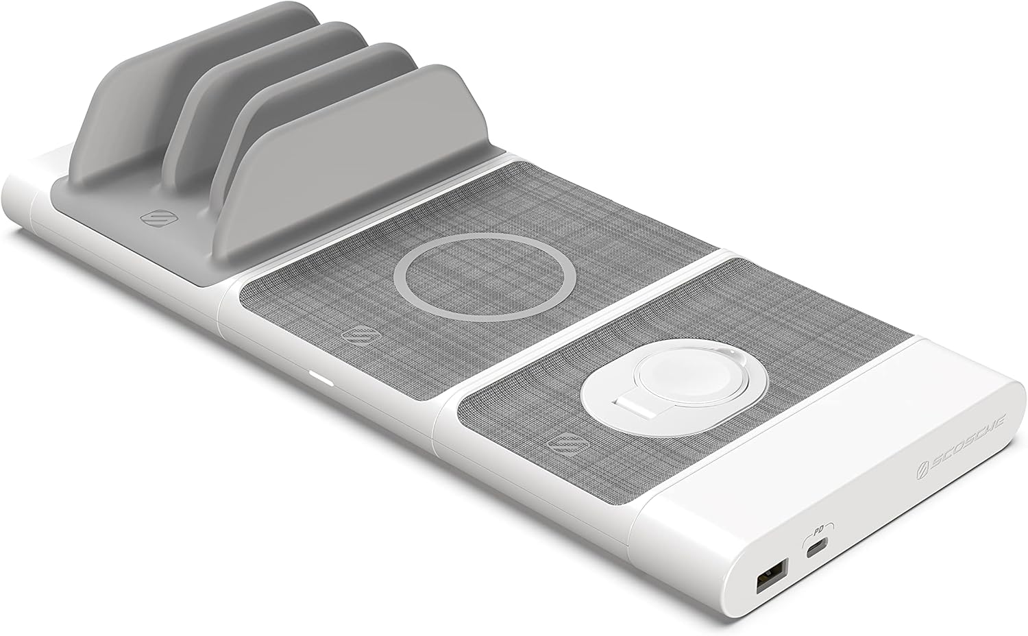 Scosche BLKIT2WT BaseLynx Modular Charging System with a Qi-Certified ...