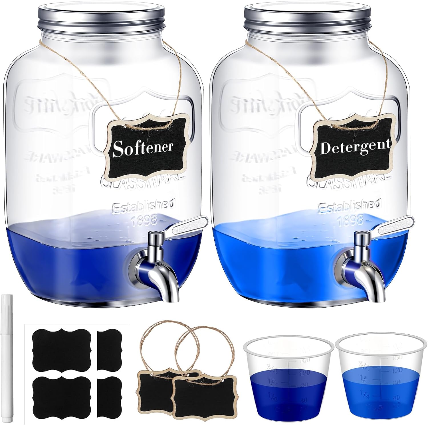 Amazon.com: Maxcheck 2 Sets Laundry Detergent Dispenser, 2 Pack 1 ...