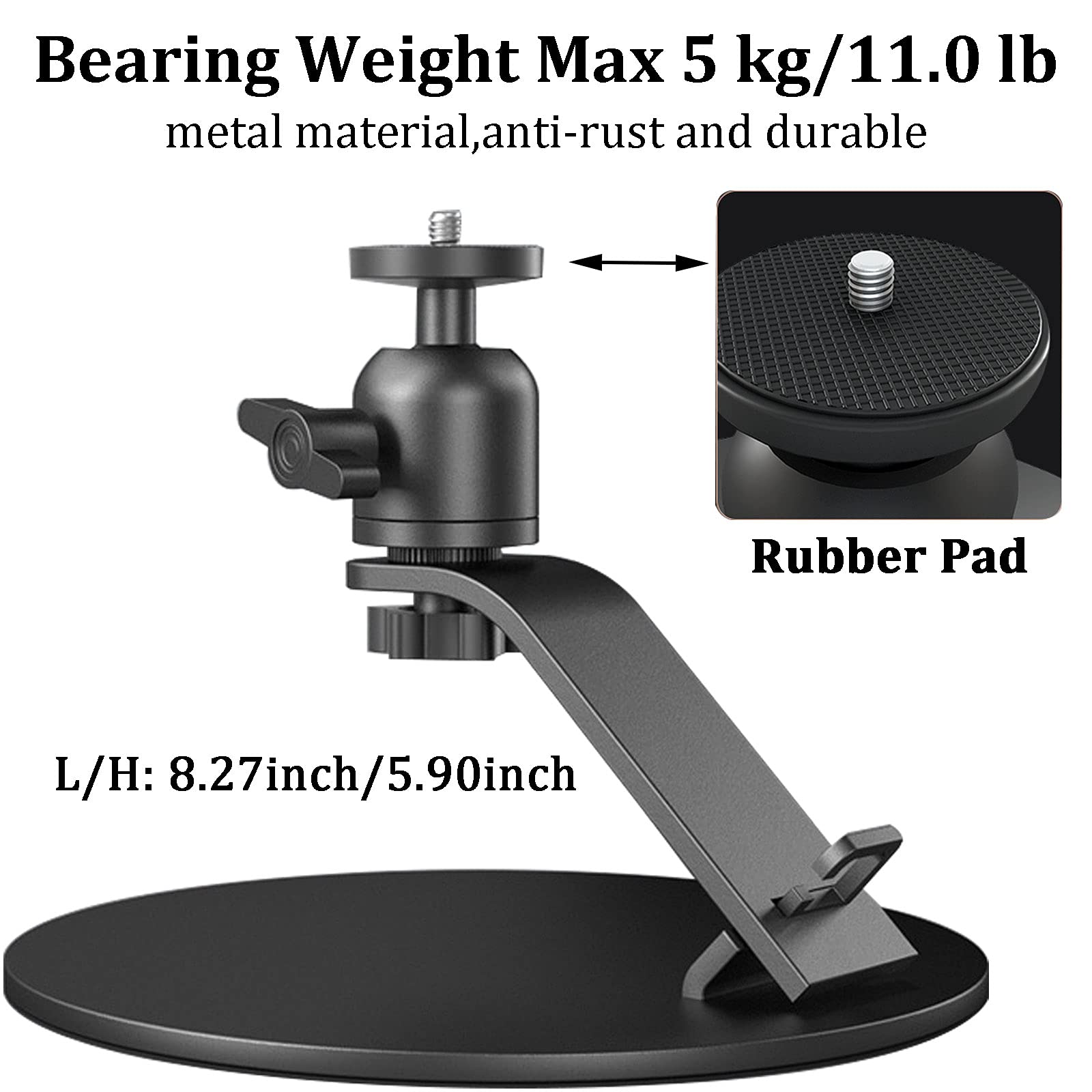 Snapklik.com : Up/Down 90 Degrees Rotation Table Projector Stand Left ...