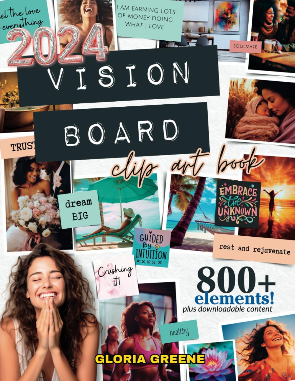 2024 Vision Board Clip Art Book: Huge Collection of 800+ Powerful And ...