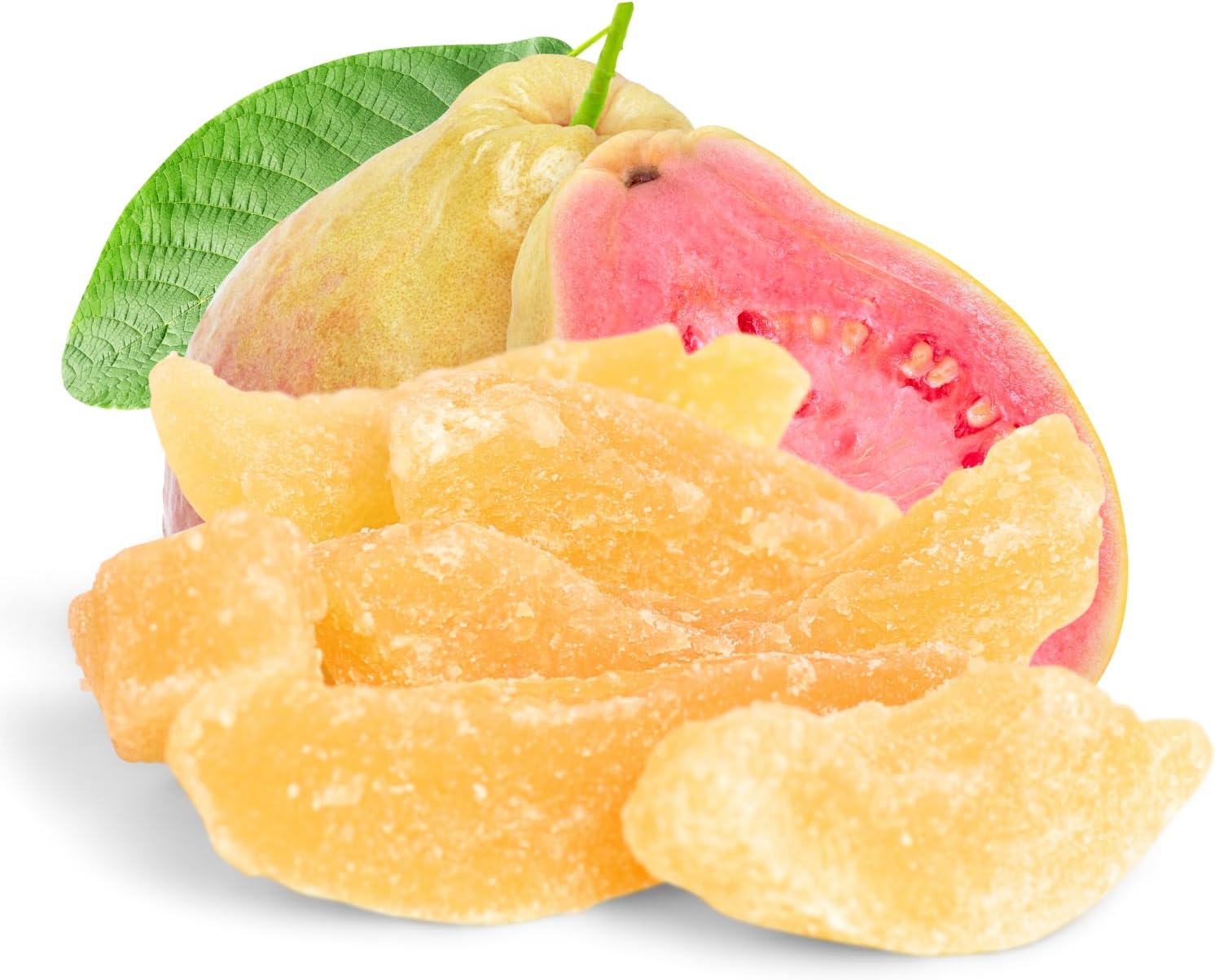 Amazon.com: Dried Guava Slices by Its Delish, 2 LBS Bulk Bag | Candied ...
