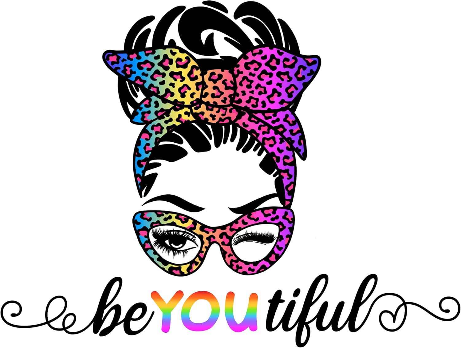 Amazon.com - 5 inch Super Cute BeYOUtiful strong woman car decals for ...