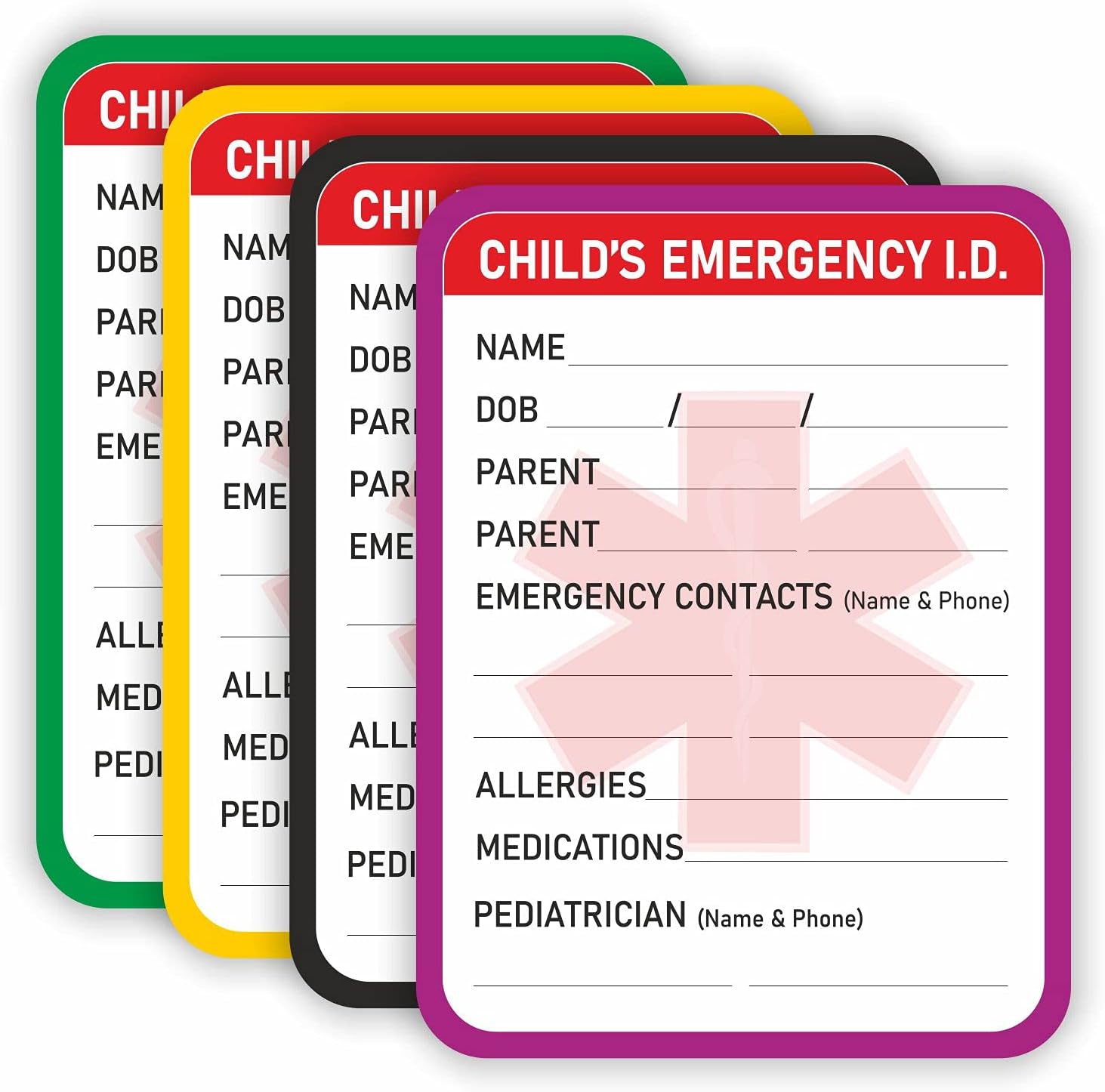 Amazon.com | Original ROTH ID TAG™ Kit | Emergency Contact ...