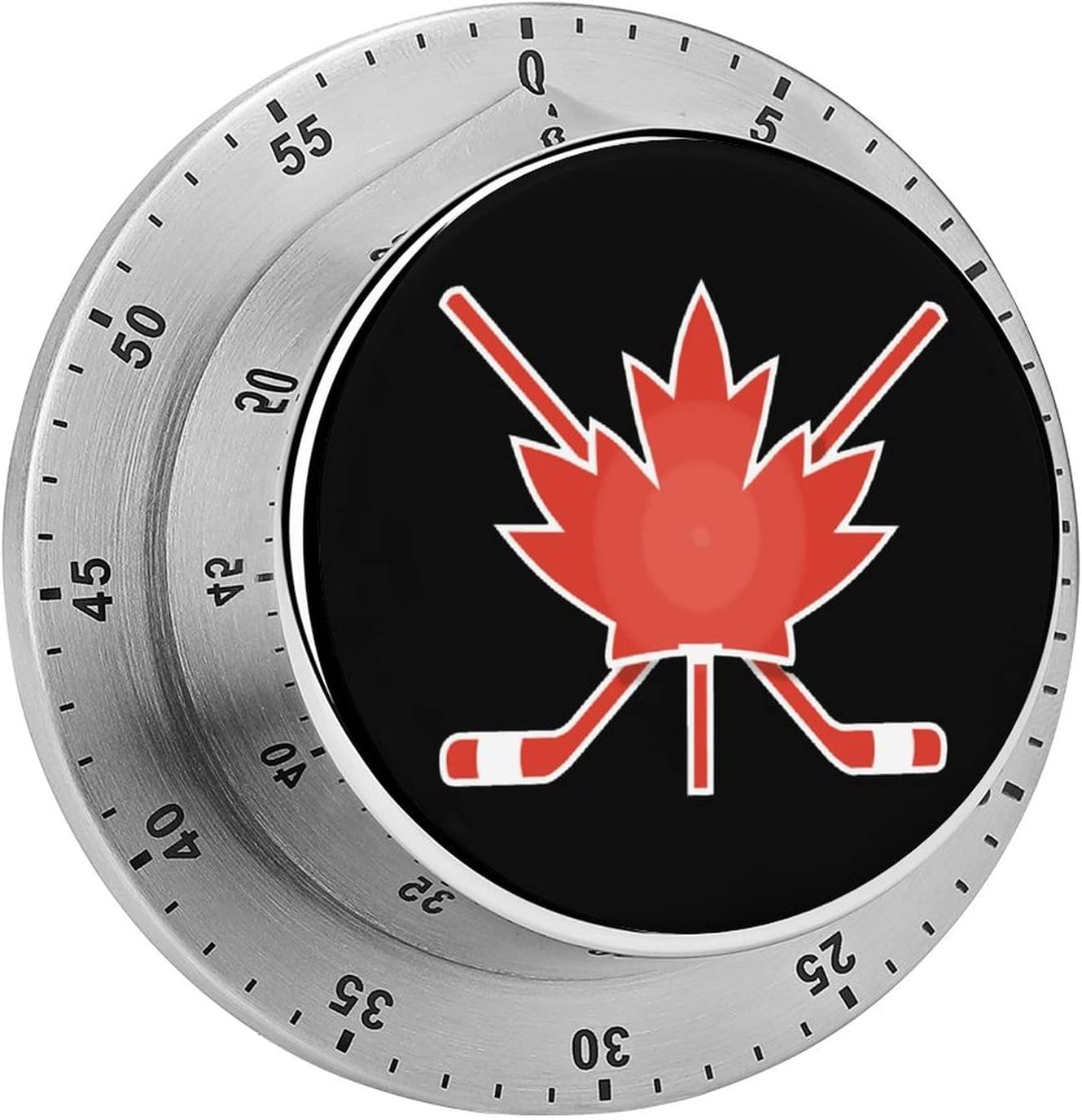 Amazon.com: Canada Ice Hockey Maple Timer 60 Minute Wind Up Clock Loud ...
