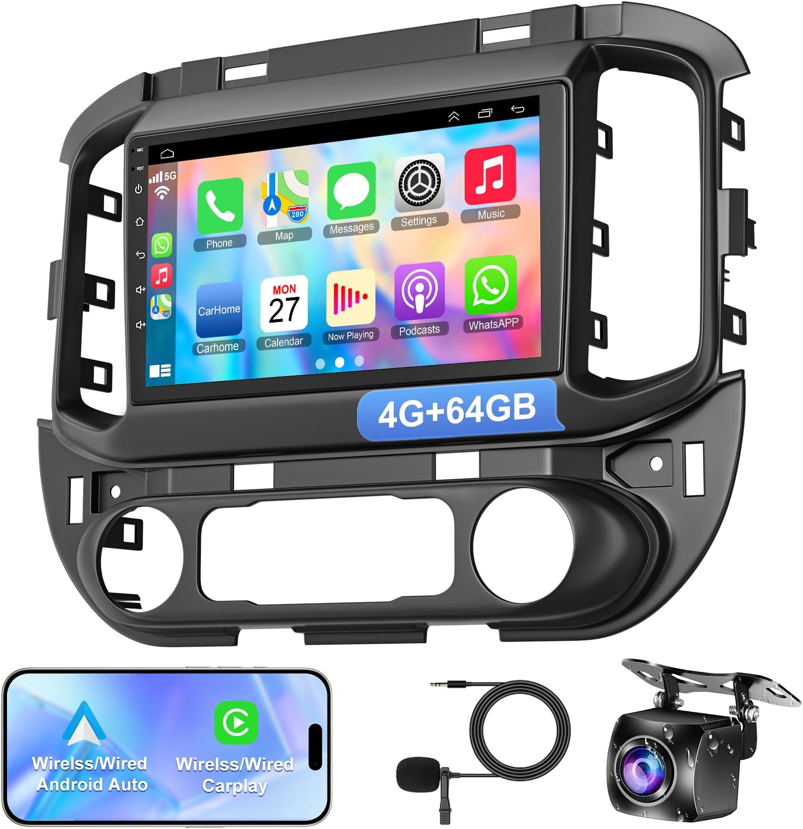 Amazon.com: for Chevy Colorado and GMC Canyon Radio Upgrade 2015 2016 ...