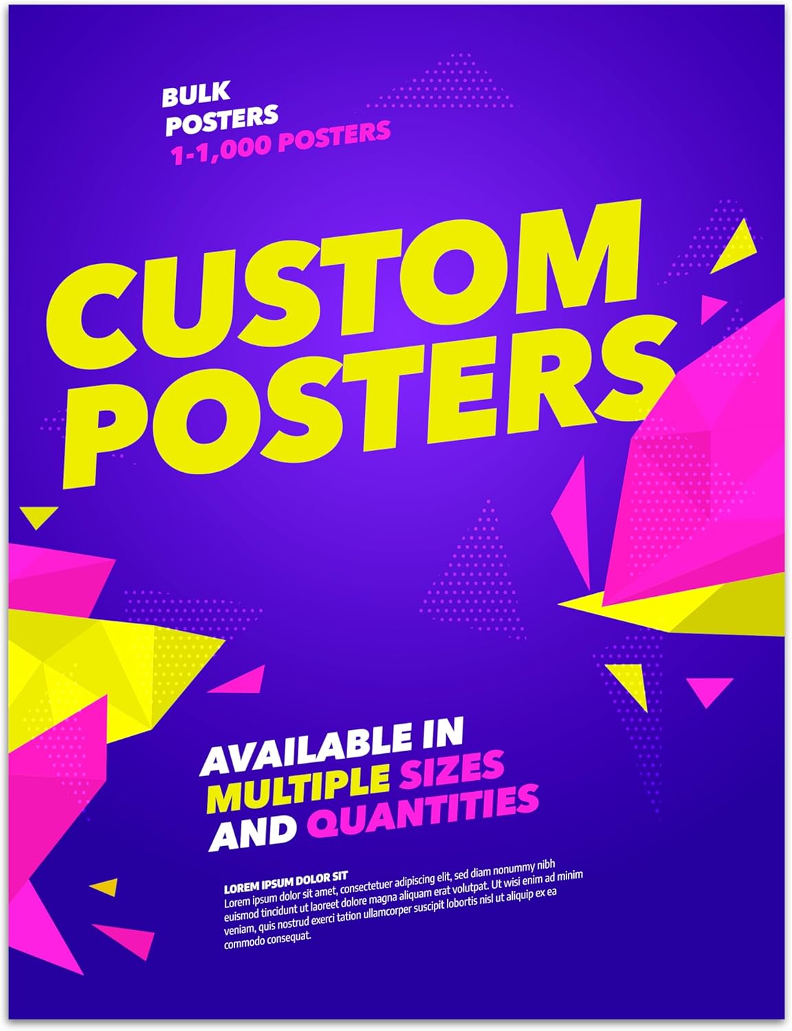 Amazon.com: Custom Posters - Glossy Paper - Multiple Sizes (1 to 1,000 ...