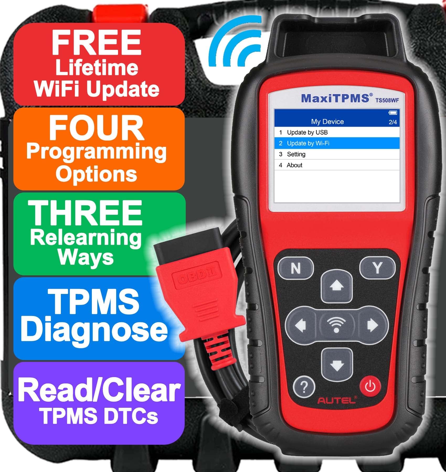 Amazon.com: Autel MaxiTPMS TS408S Relearn Tool: 2024 OBD Programmming ...