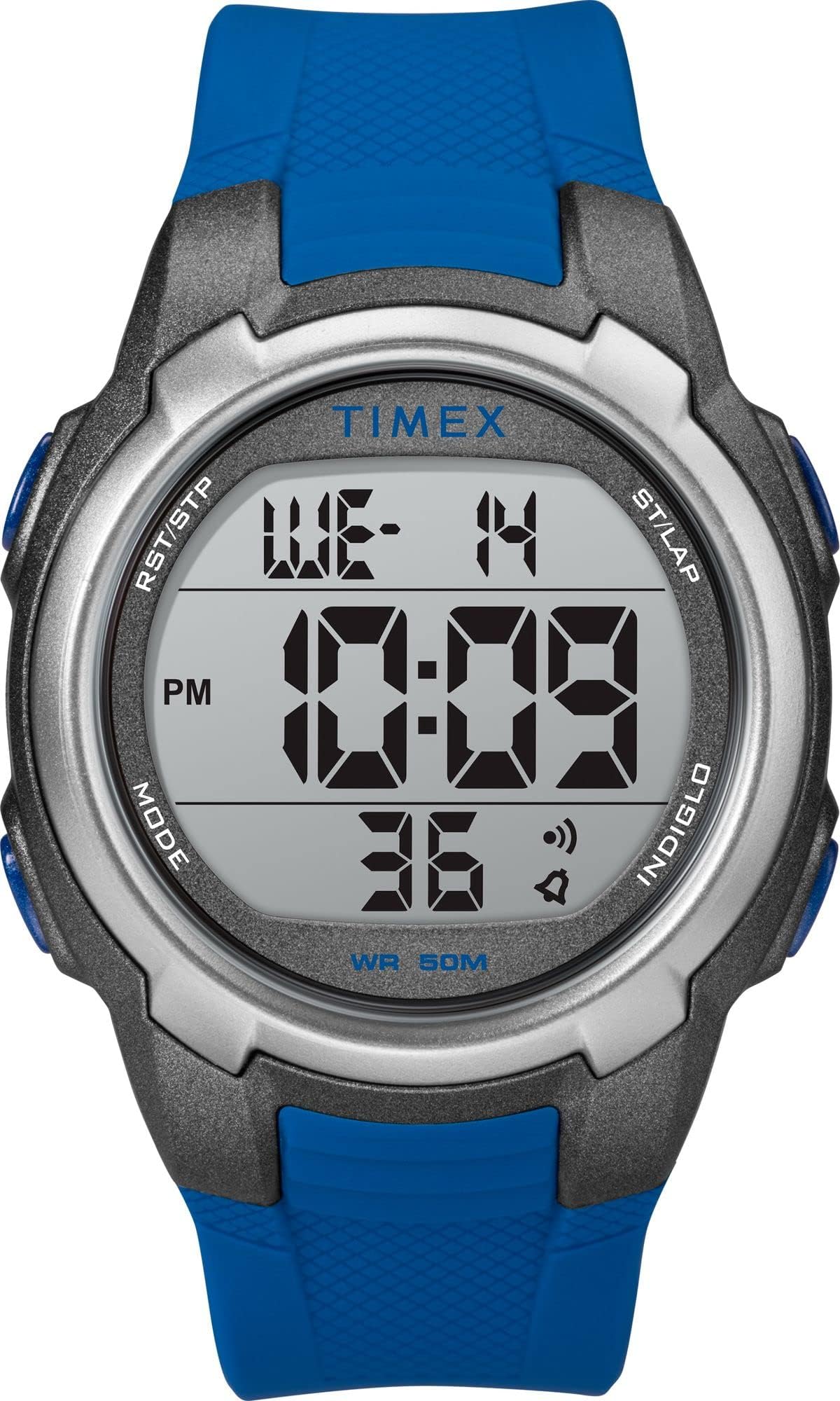 Timex Unisex's Digital Quartz Watch with Plastic Strap TW2V74500 ...