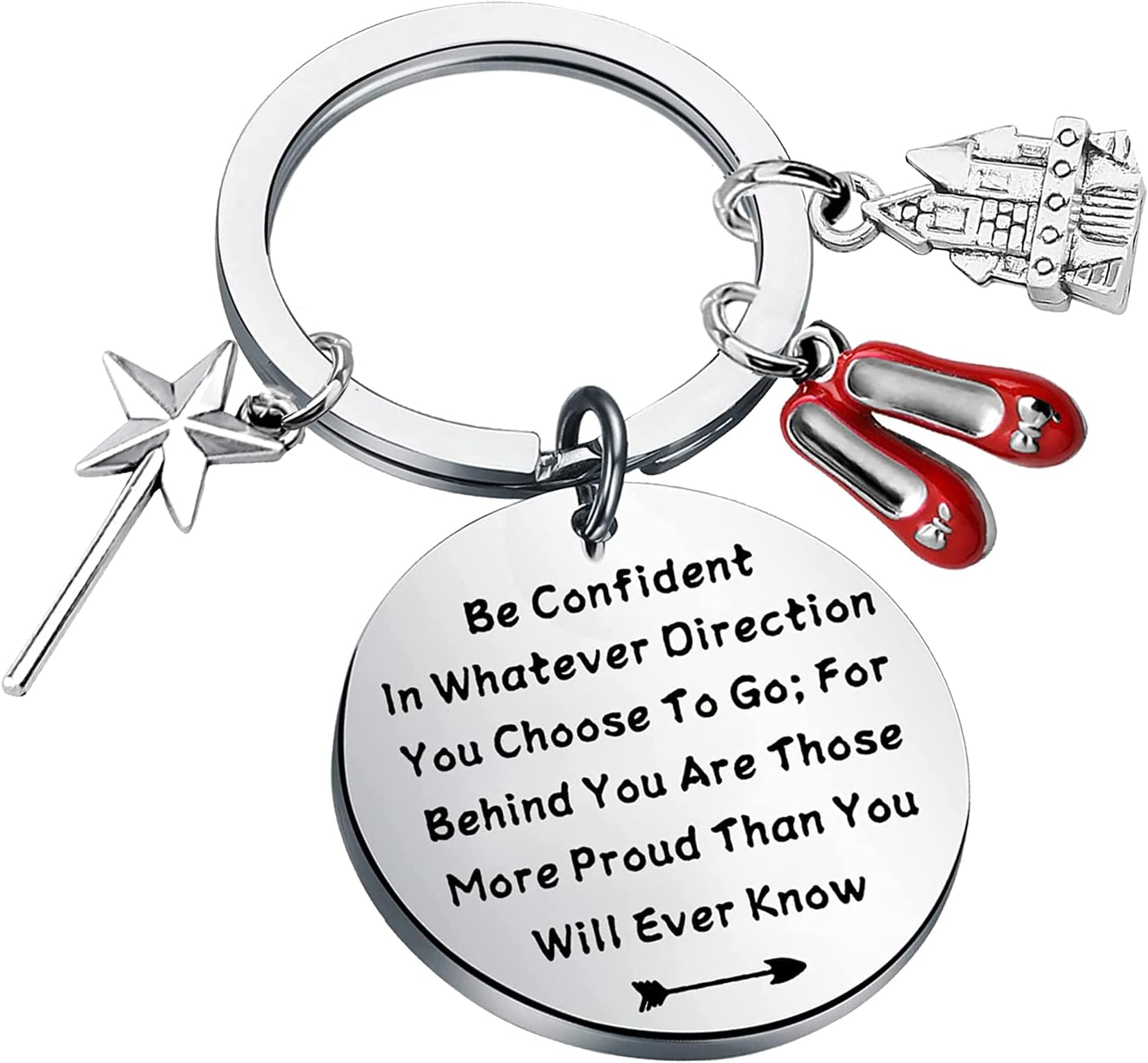 Amazon.com: Ata-Boy Wizard of Oz Ruby Slippers Keychain for Fans, Check ...