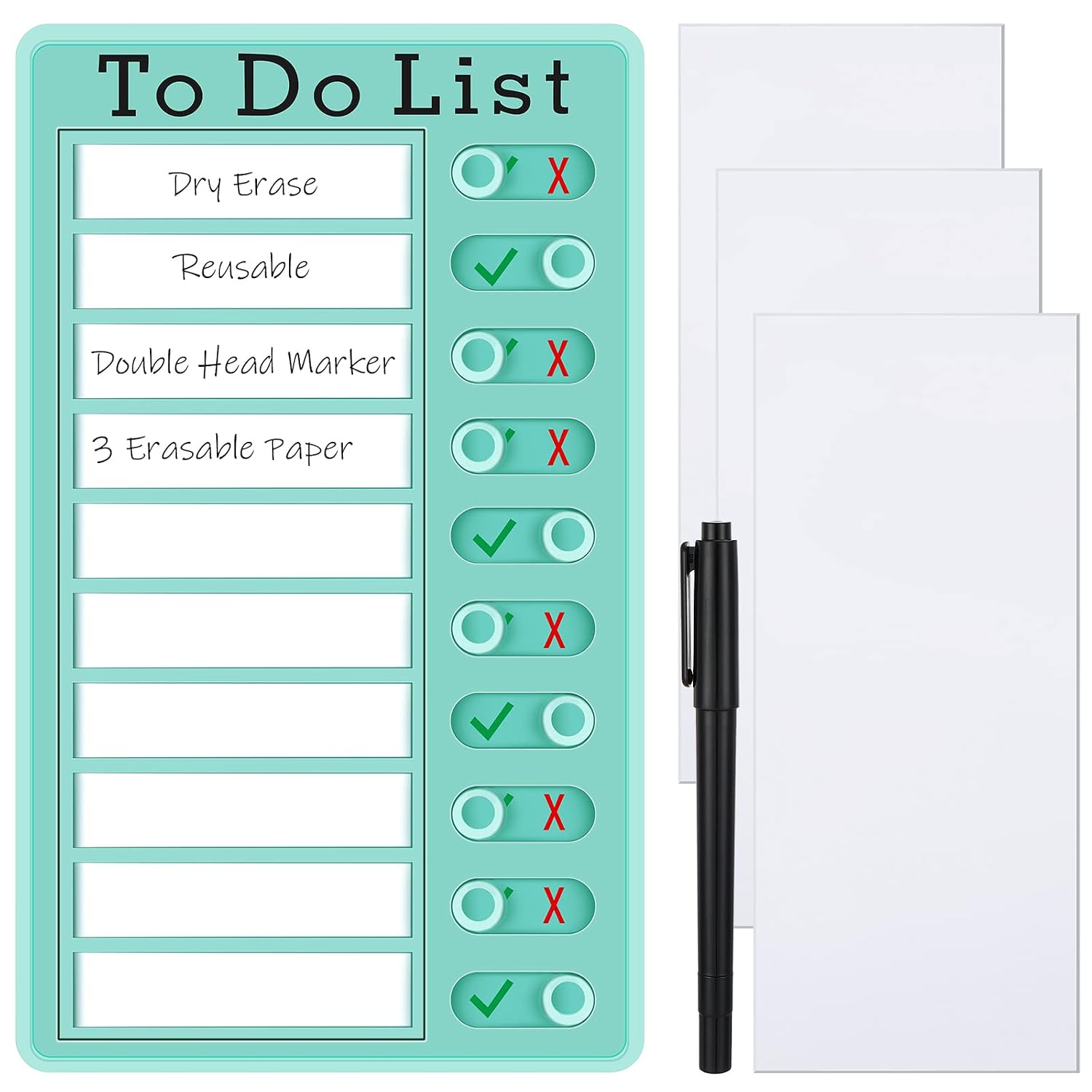 Dry Erase Checklist Board Chore Chart for Kids to Do List Board My ...