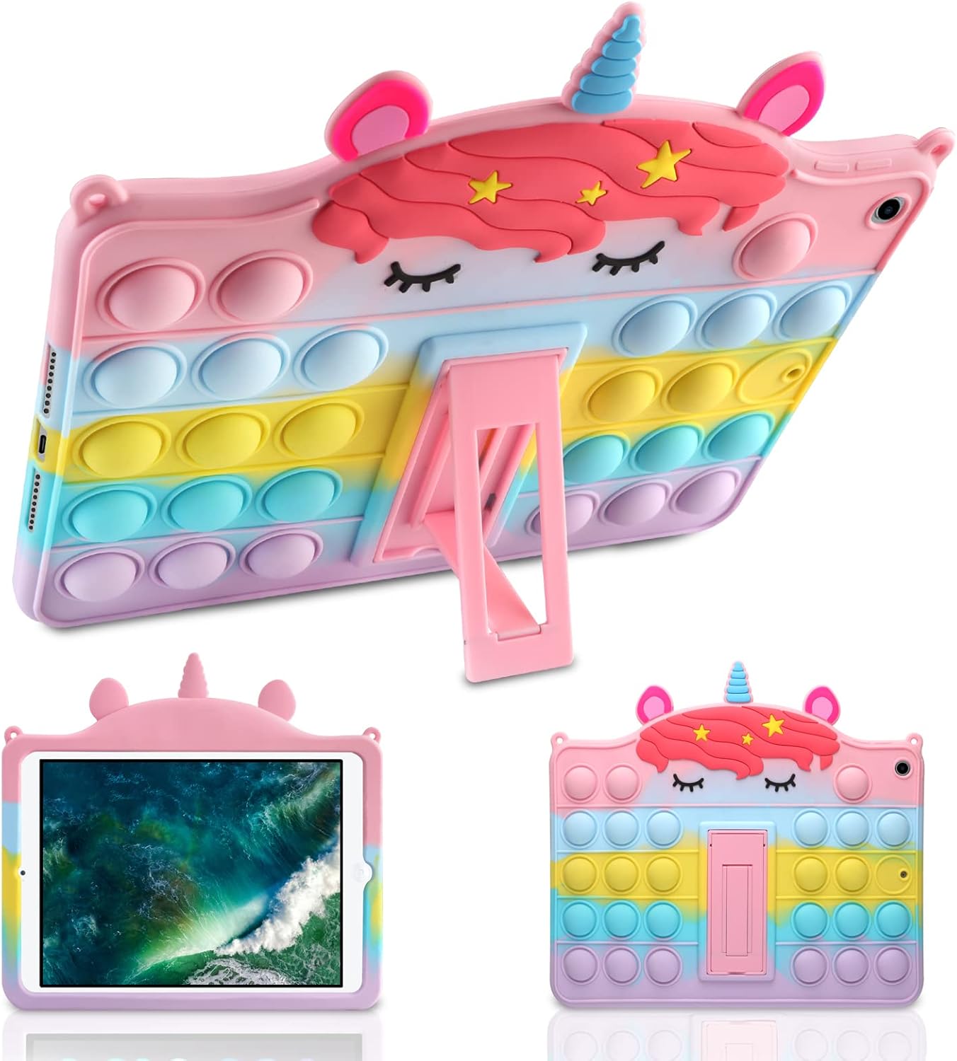 Amazon.com: WESADN for iPad 10.2 Case for iPad 9th 8th 7th Generation ...