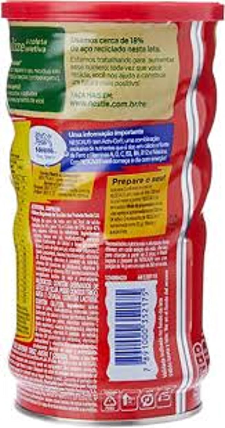 Nestle Nescau Achocolatado em Po 370 g | Chocolate Powder 14.1oz (Pack ...