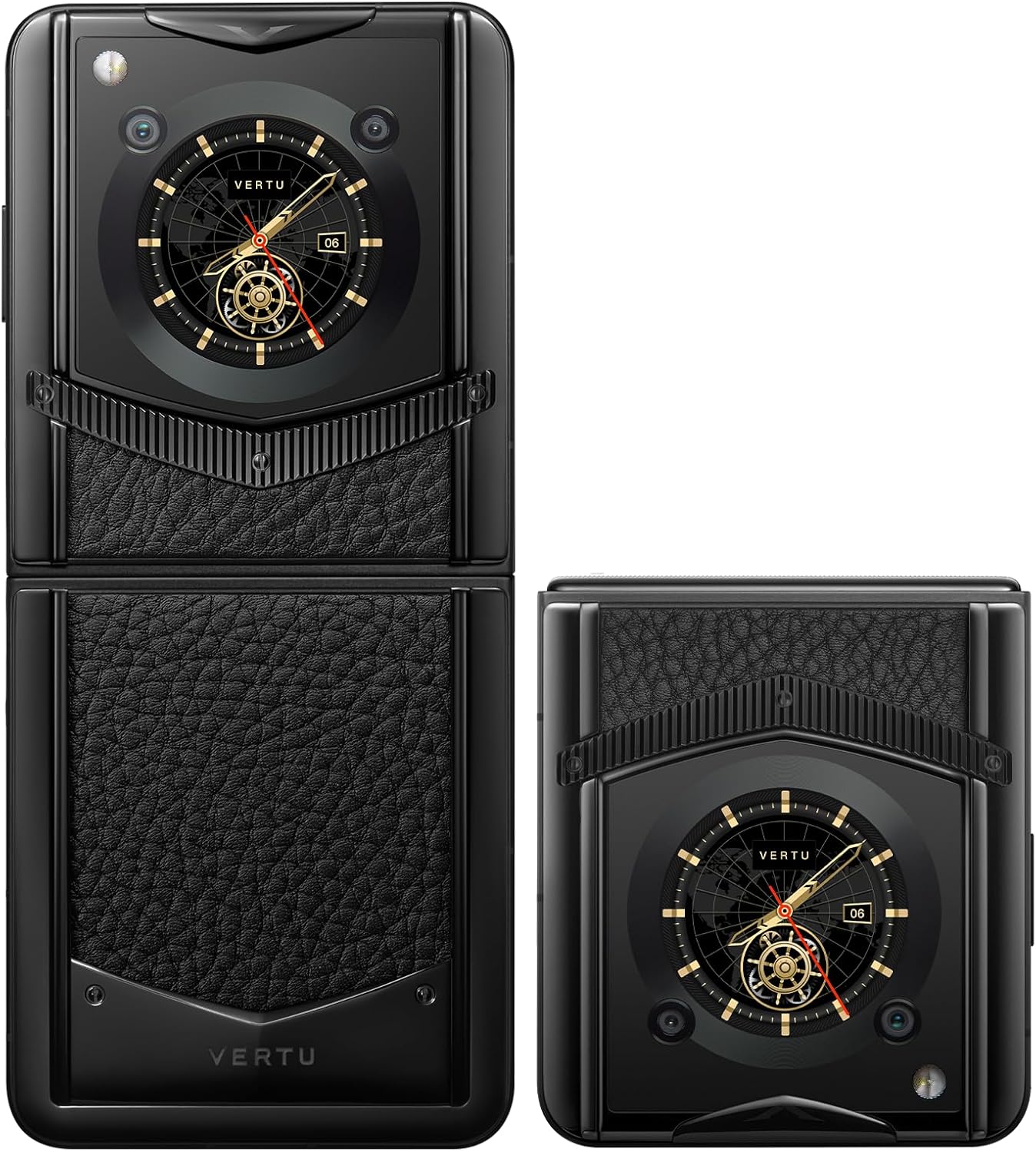 Amazon.com: VERTU IRONFLIP Calf Skin Flip Cell Phone, Unlocked Android ...