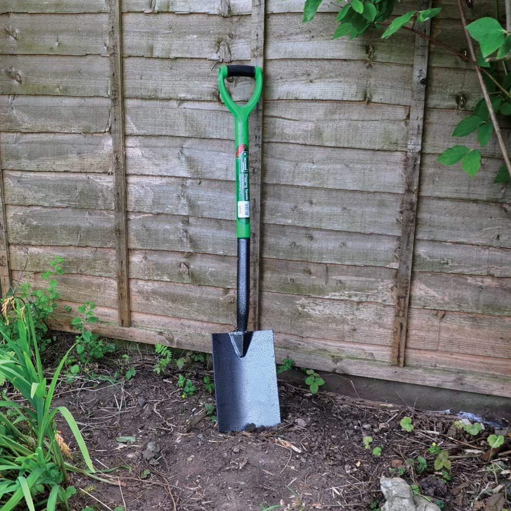 Unibos Have Duty Digging Spade Carbon Steel Handle Leaf Lawn Rake Soft ...
