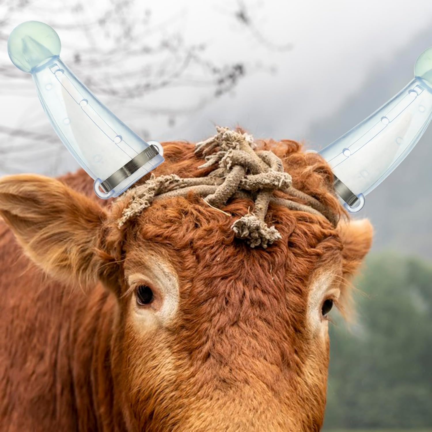 Amazon.com: Balacoo 1 Pair Horn Covers for Goats - Silicone Cow Horns ...