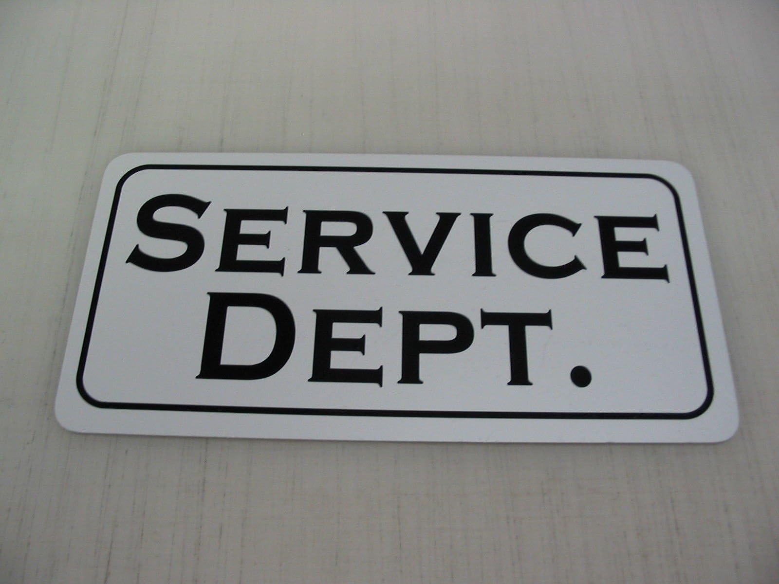 Amazon.com : Service Department 6x12 Metal Sign : Office Products