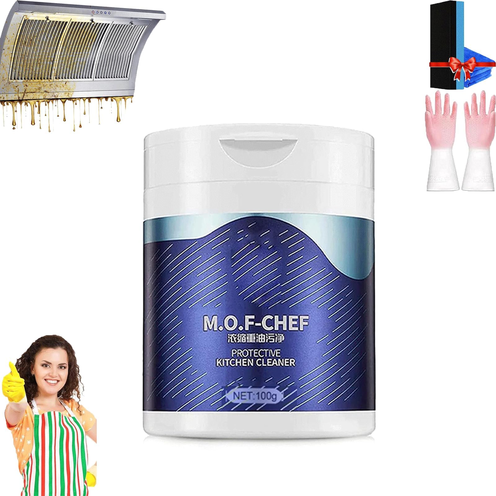 Amazon.com: M.O.F Chef Cleaner Powder, Mof Chef Cleaner Powder, Mof ...