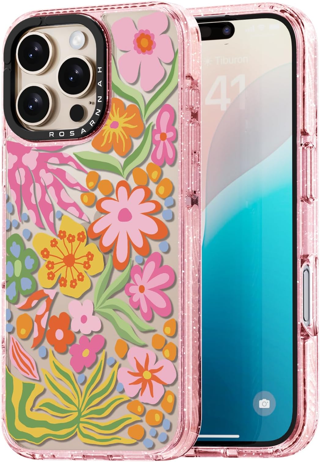 Amazon.com: European Summer Preppy Collage Hibiscus And Turtle Case for ...