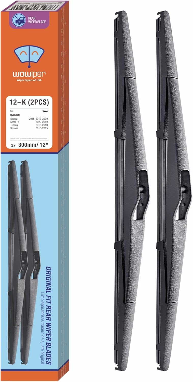 Amazon.com: 12 inch (12-K) Rear Wiper Blades Replacement for Hyundai ...