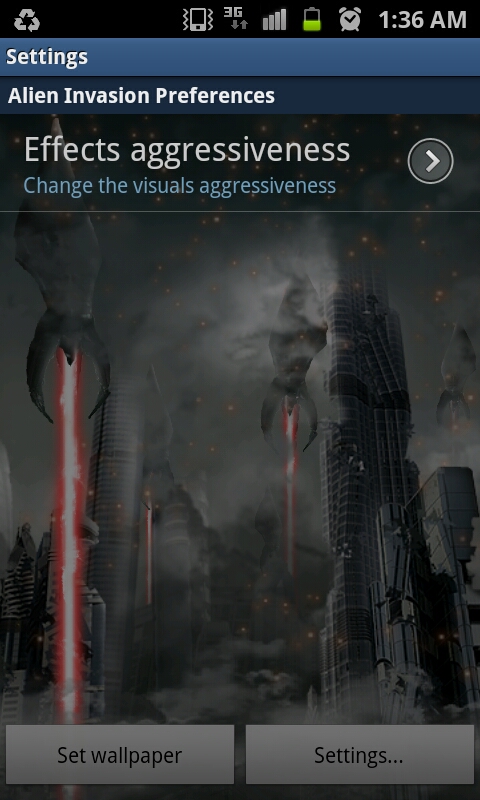Alien Invasion Live Wallpaper:Amazon.co.uk:Appstore for Android