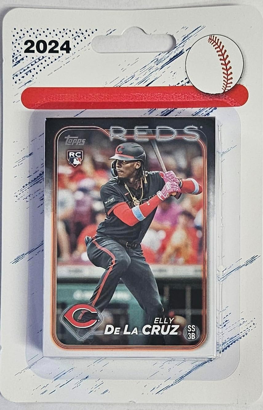 Amazon.com: 2024 Series 1 & 2 Team Set Topps 25 Cards Cincinnati Reds ...